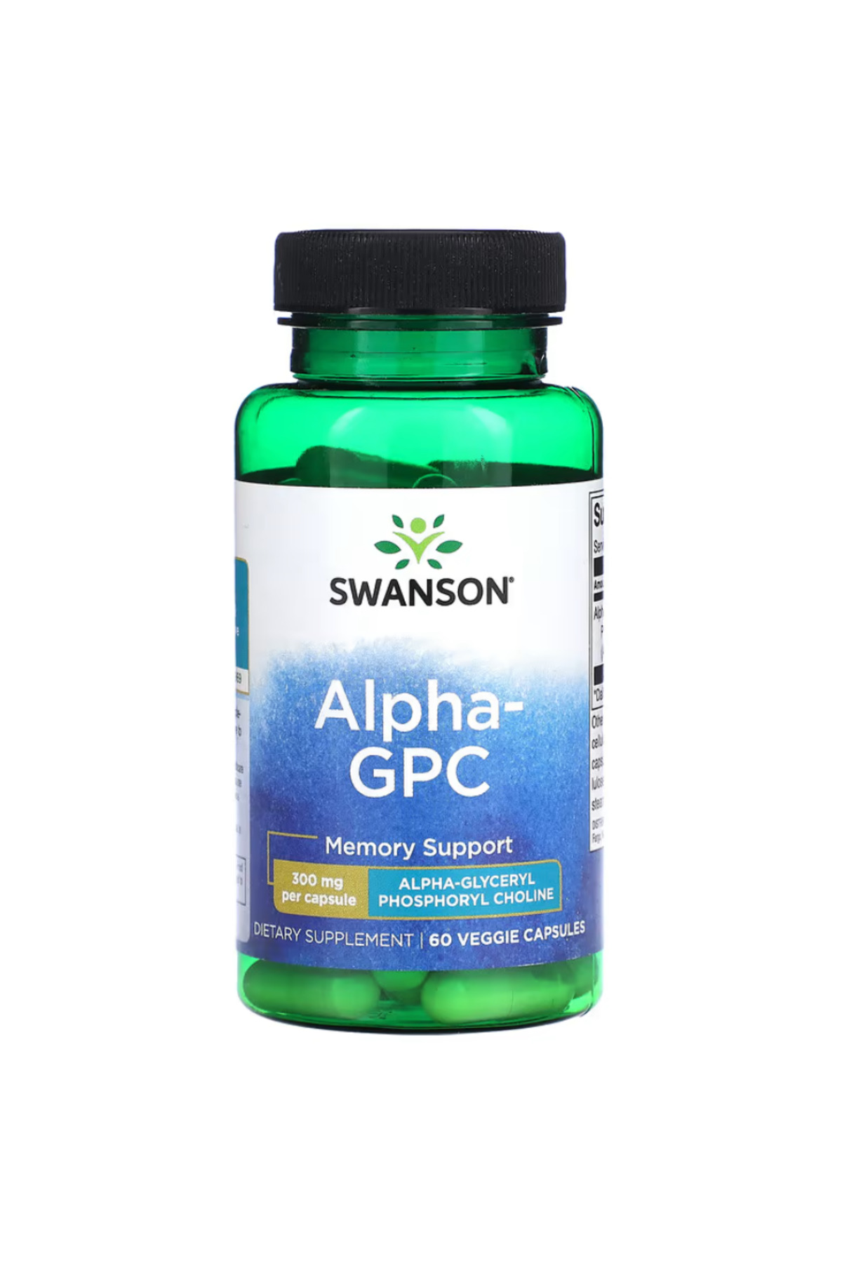 Life Swanson Ultra Alpha GPC Alpha Glyceryl Phosphoryl Choline 300 mg ...