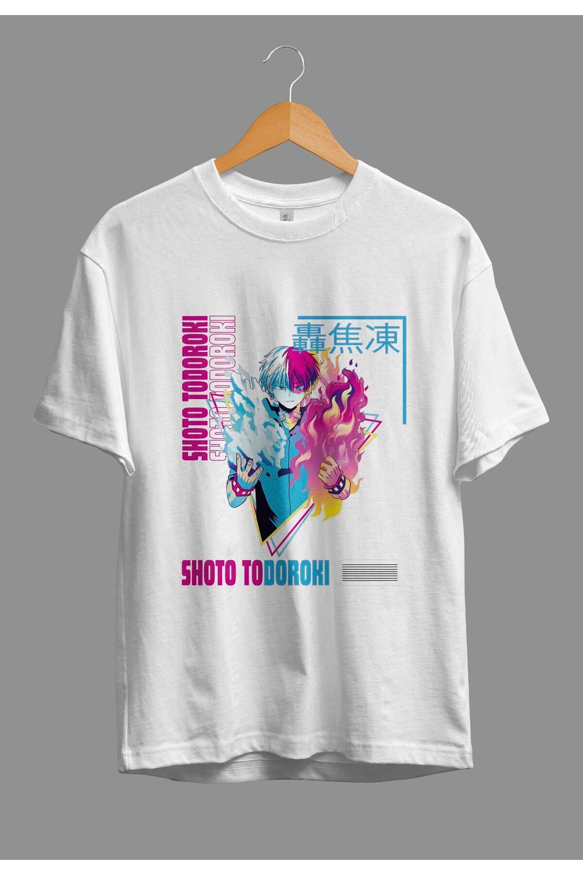 FULL TOLERANCE Oversize My Hero Academia Shoto Todoroki (neon) Anime ...