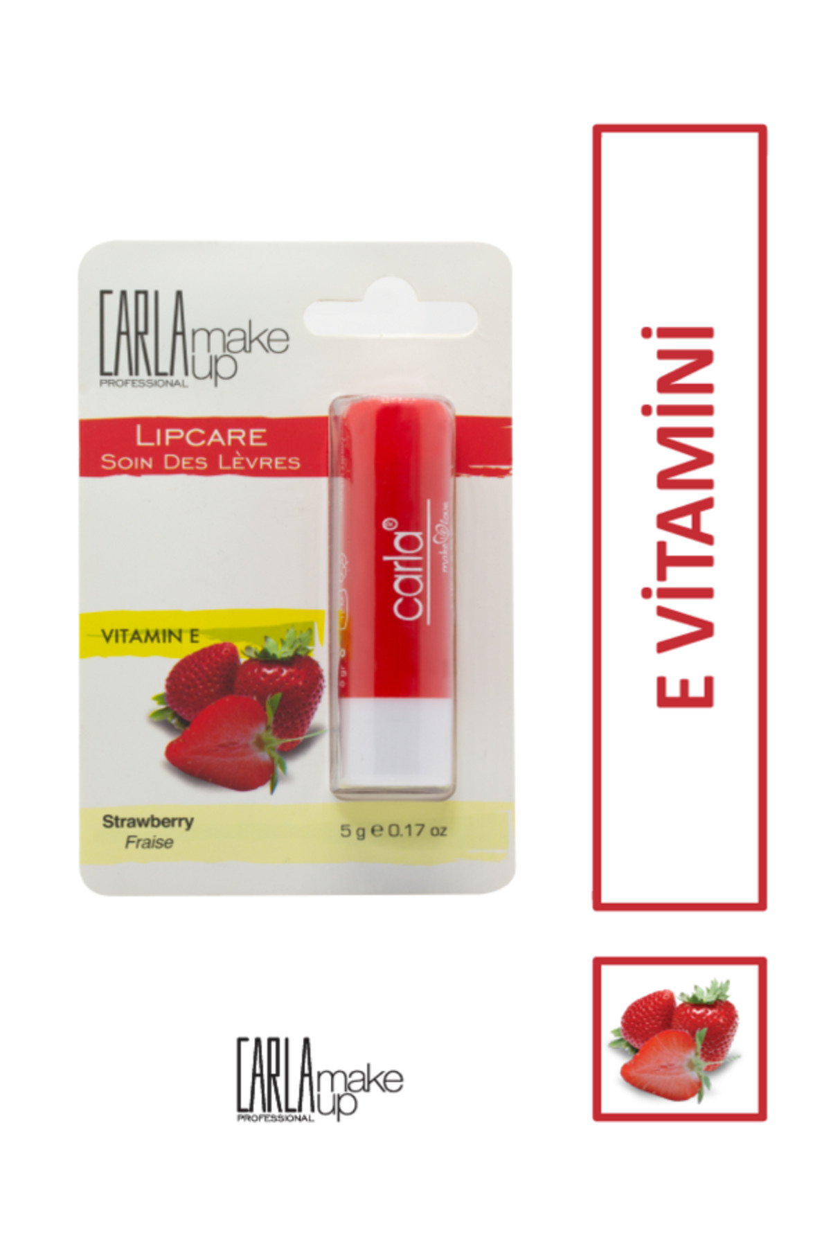Carla Professional Make Up Dudak Bakım Kremi Çilek & Lip Balm ...
