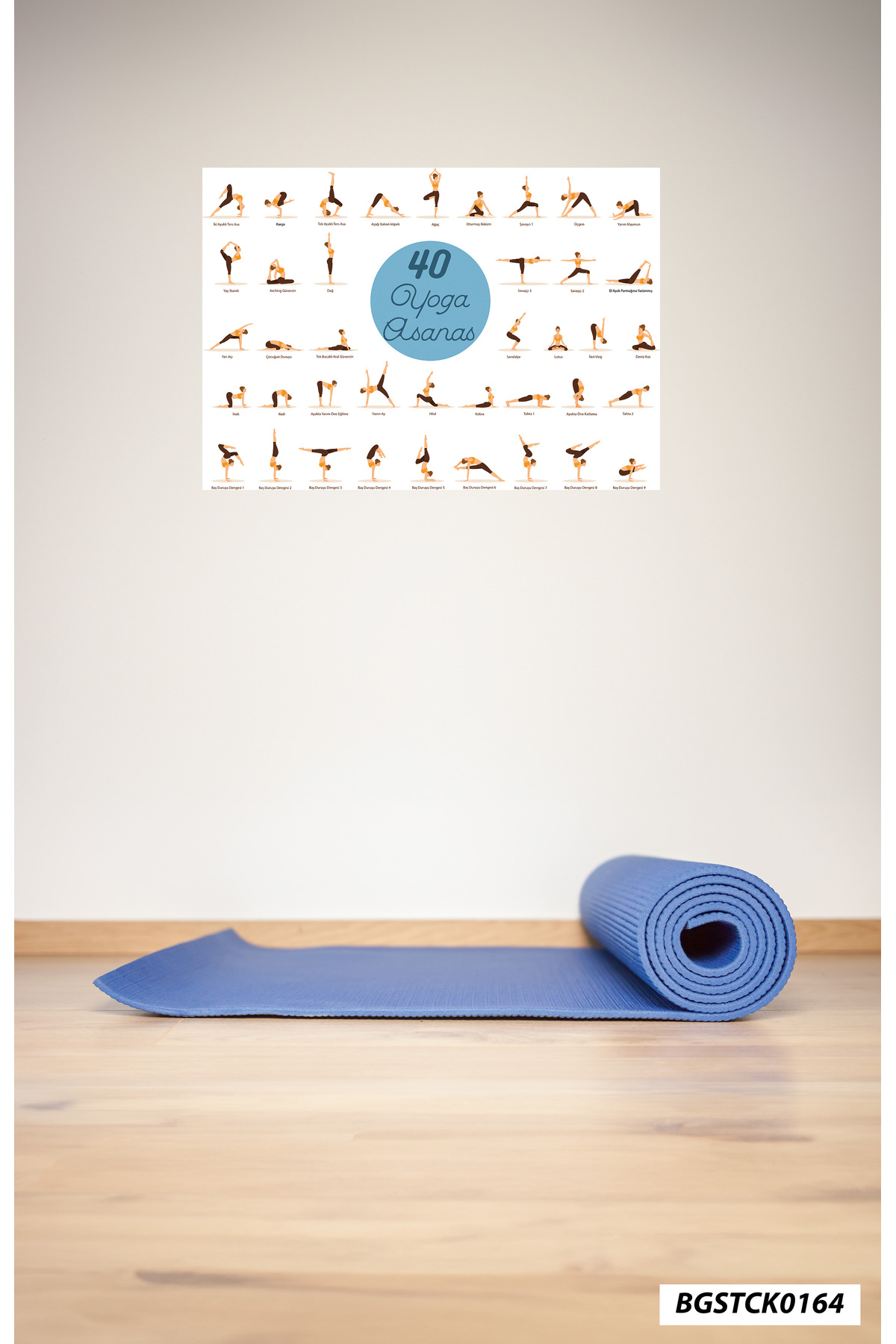 bizerk görsel Yoga Duruşları Yoga Asa Spor Pilates Fitness Salonu GYM ...