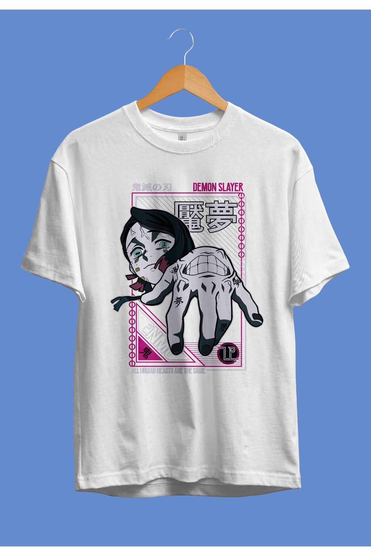 FULL TOLERANCE Oversieze Demon Slayer Enmu Special Design Anime T-Shirt ...