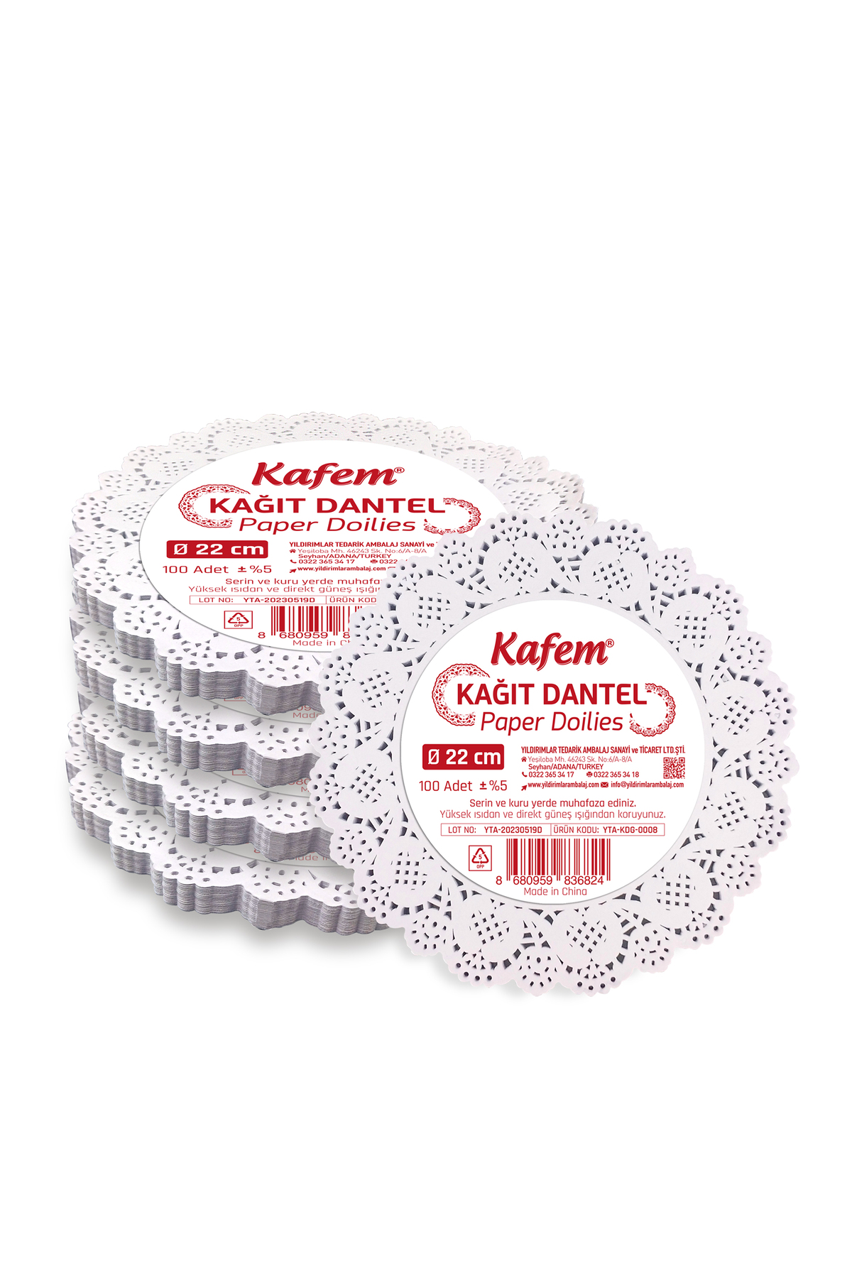 KAFEM Dantel Kağıt 22 cm 100 Lü x 5 Paket Fiyatı, Yorumları - Trendyol