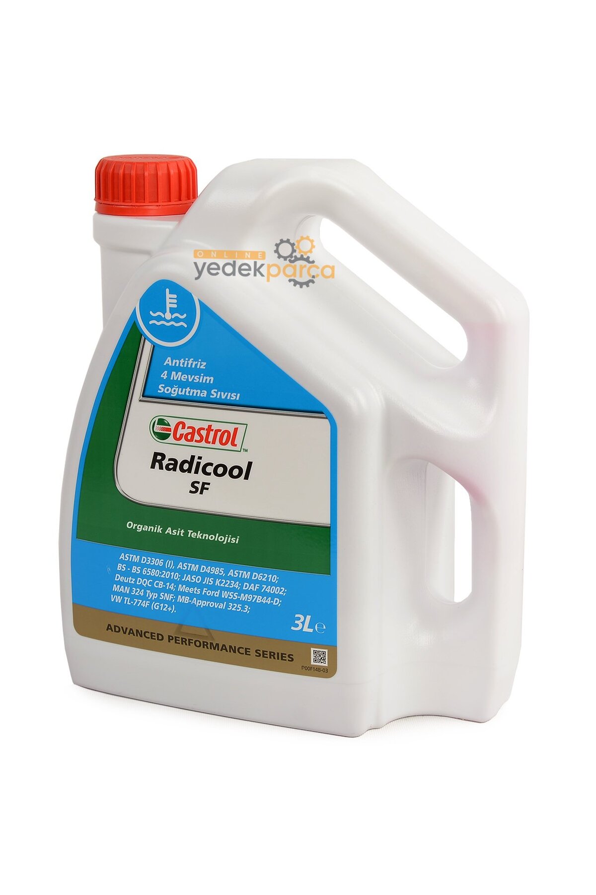Castrol Radicool SF 3 Litre Kırmızı Konsantre Organik Antifiriz Fiyatı ...