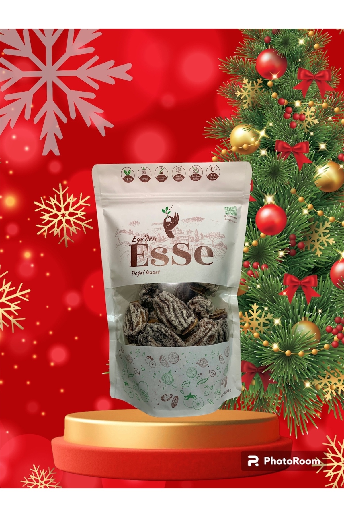 Egeden Esse Cennet Hurması- Trabzon Hurması- Honaz Kuru Hurma 1 Kg ...