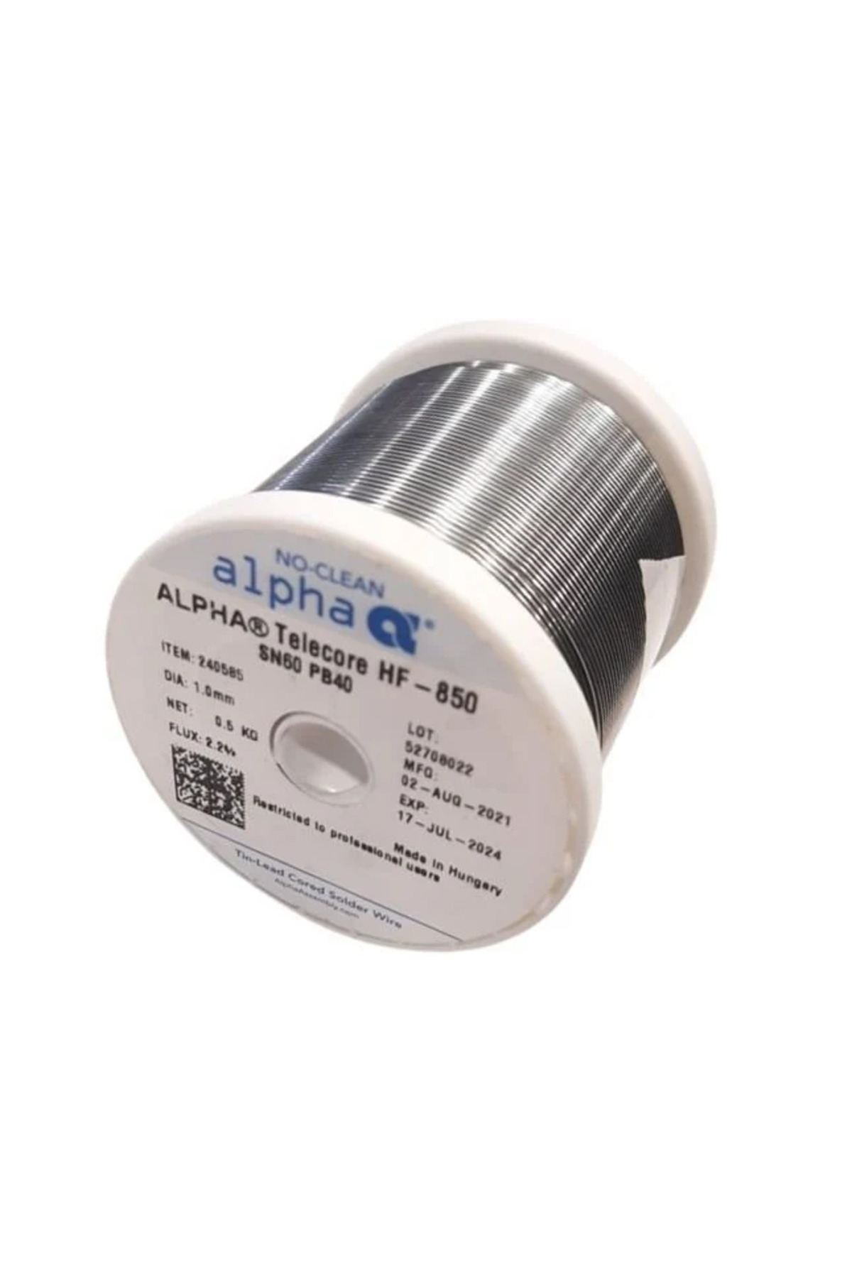 Alpha CETA- 500 Gram İthal Kaliteli Lehim Teli 60/40 1 mm Pastalı Lehim Teli - SN60-PB40-Flux ...