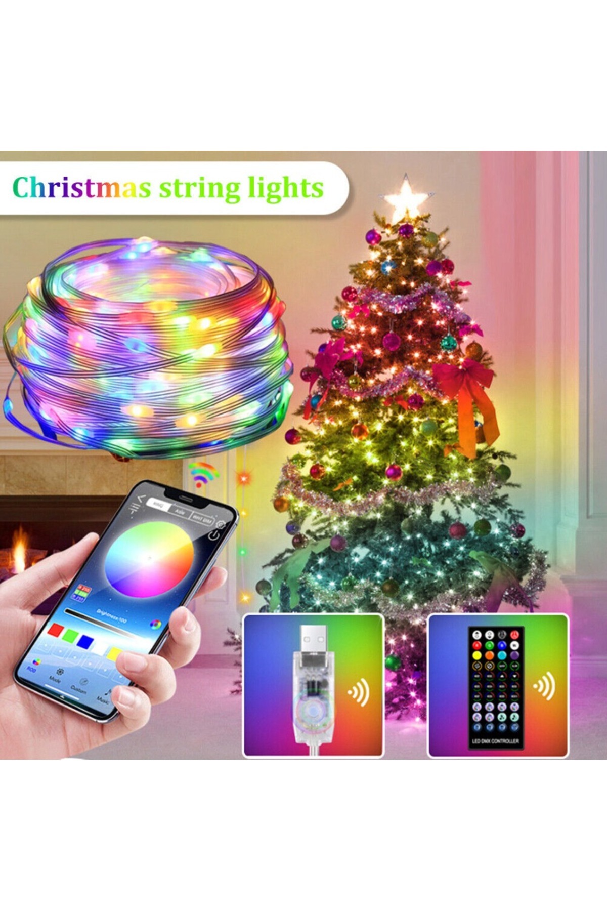 CSled Rgb fairy lights Waterproof 10mt 5V - Fiyatı, Yorumları
