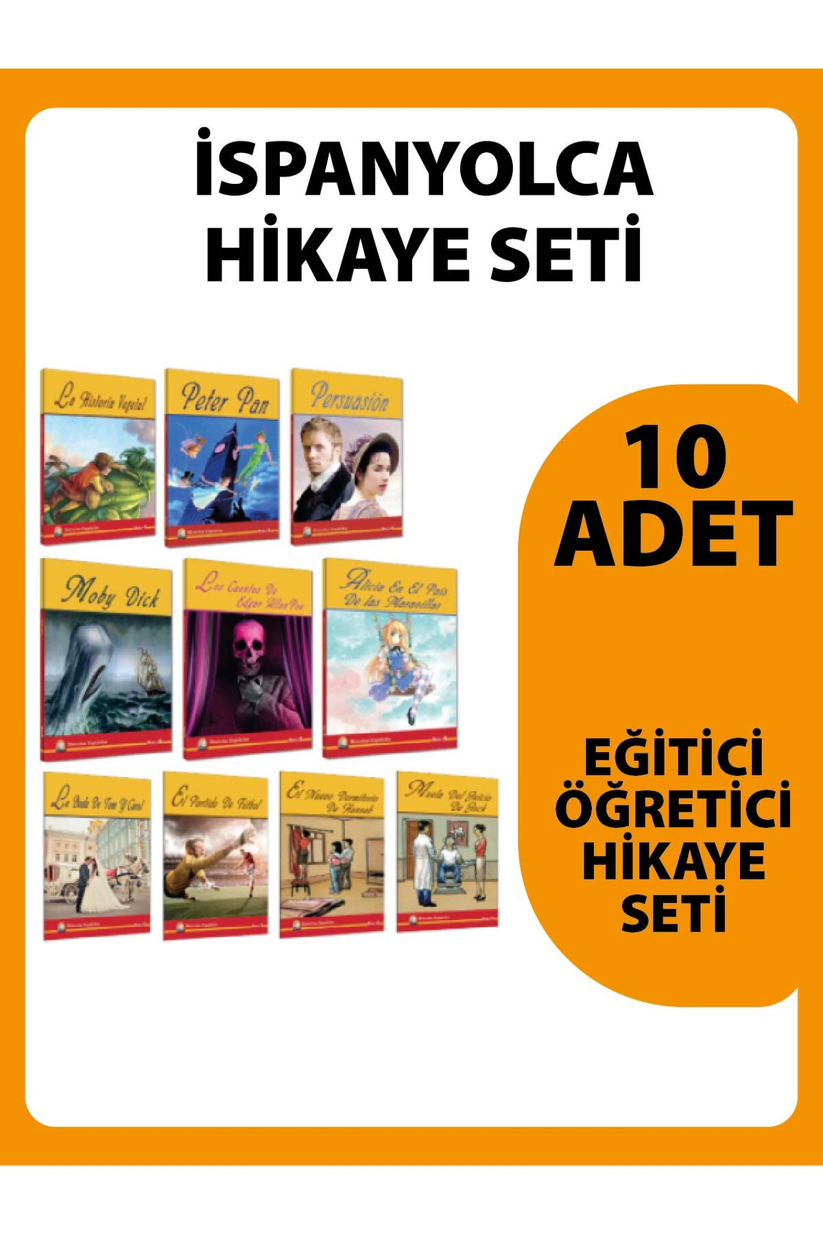 Kapadokya Yayınları İspanyolca A1 A2 Seviyesinde Hikaye Seti. - Fiyatı, Yorumları