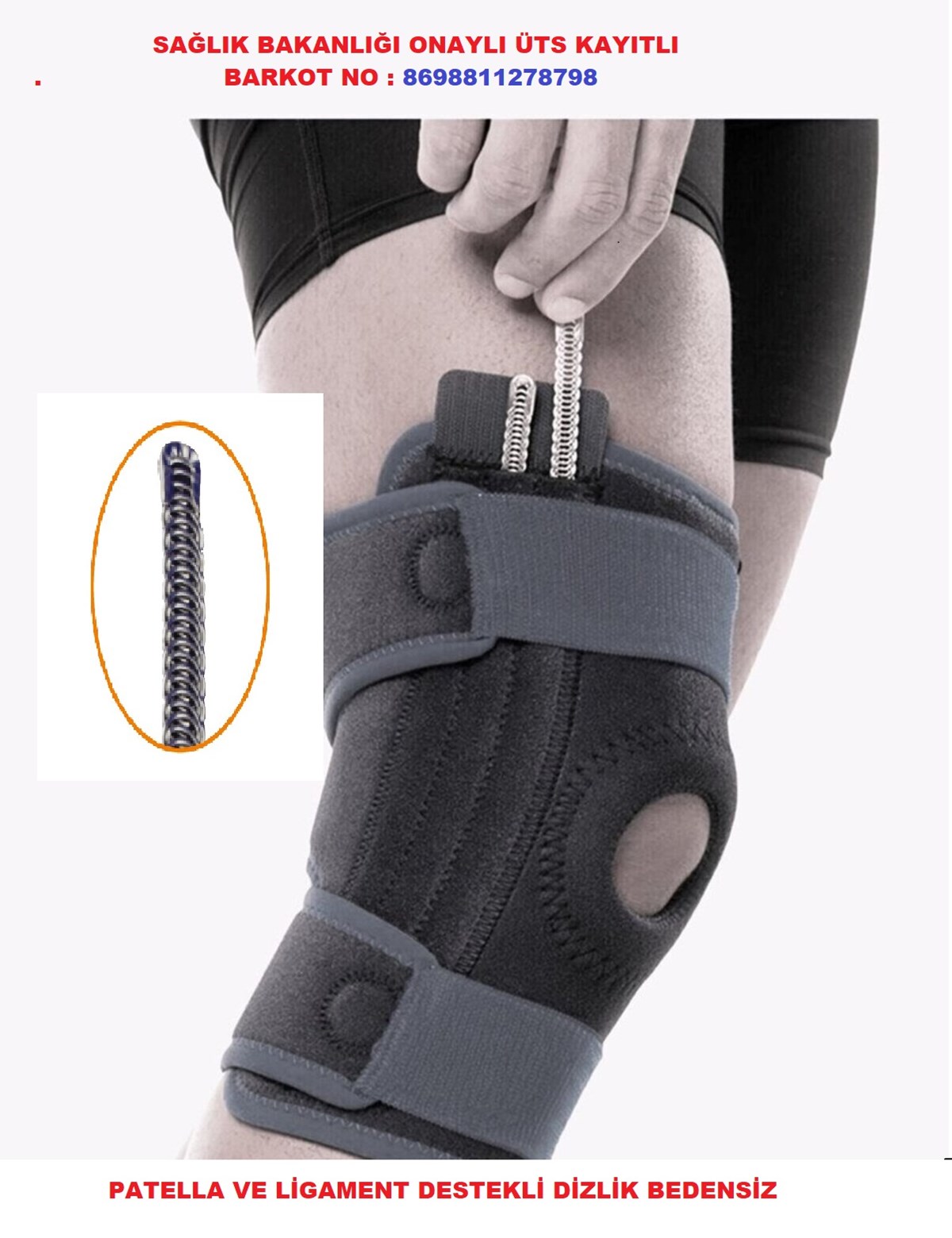 başarı ortopedi Diz Sıvı Su Toplaması Için Patella Ve Ligament Destekli ...