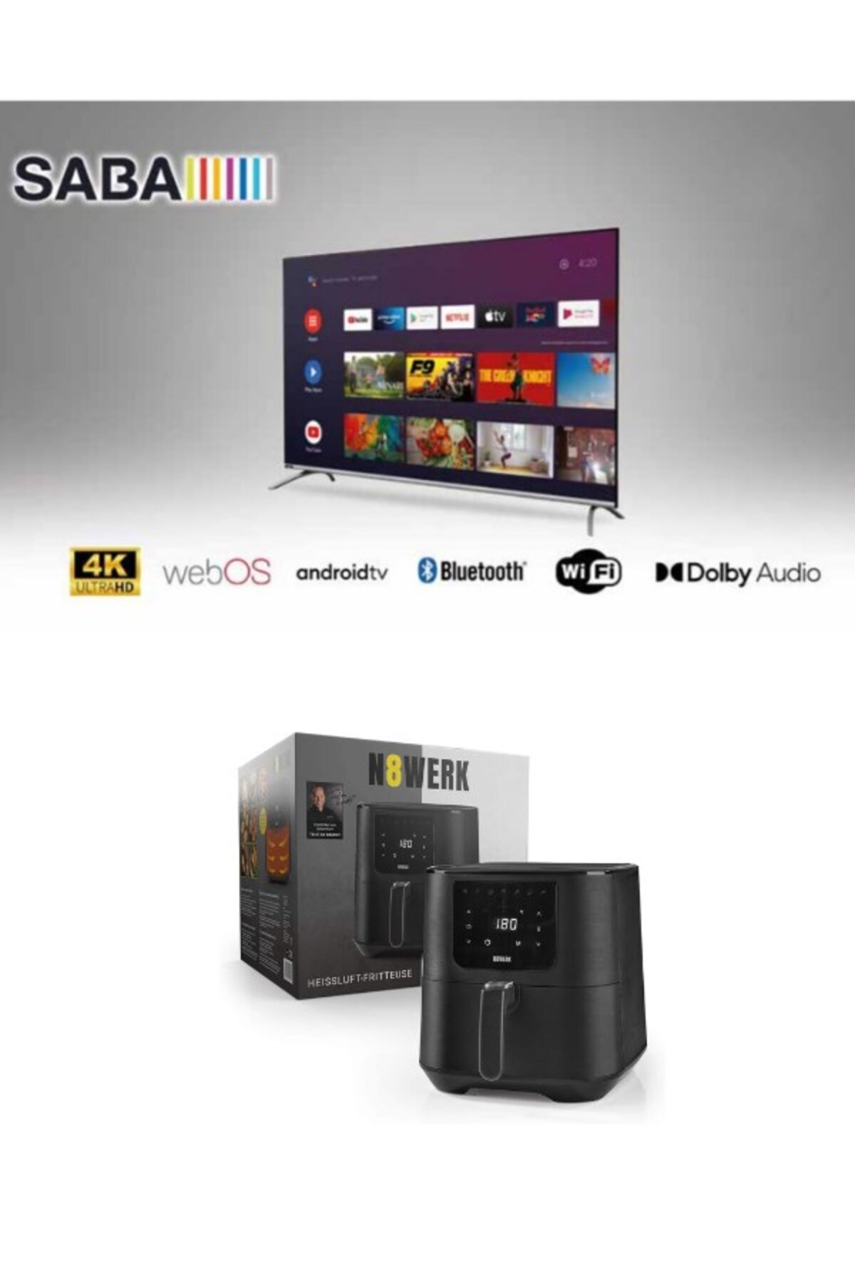 Saba Sb43400 43'' 109 Ekran Dahili Uydu Alıcılı Full Hd Smart Webos Led ...