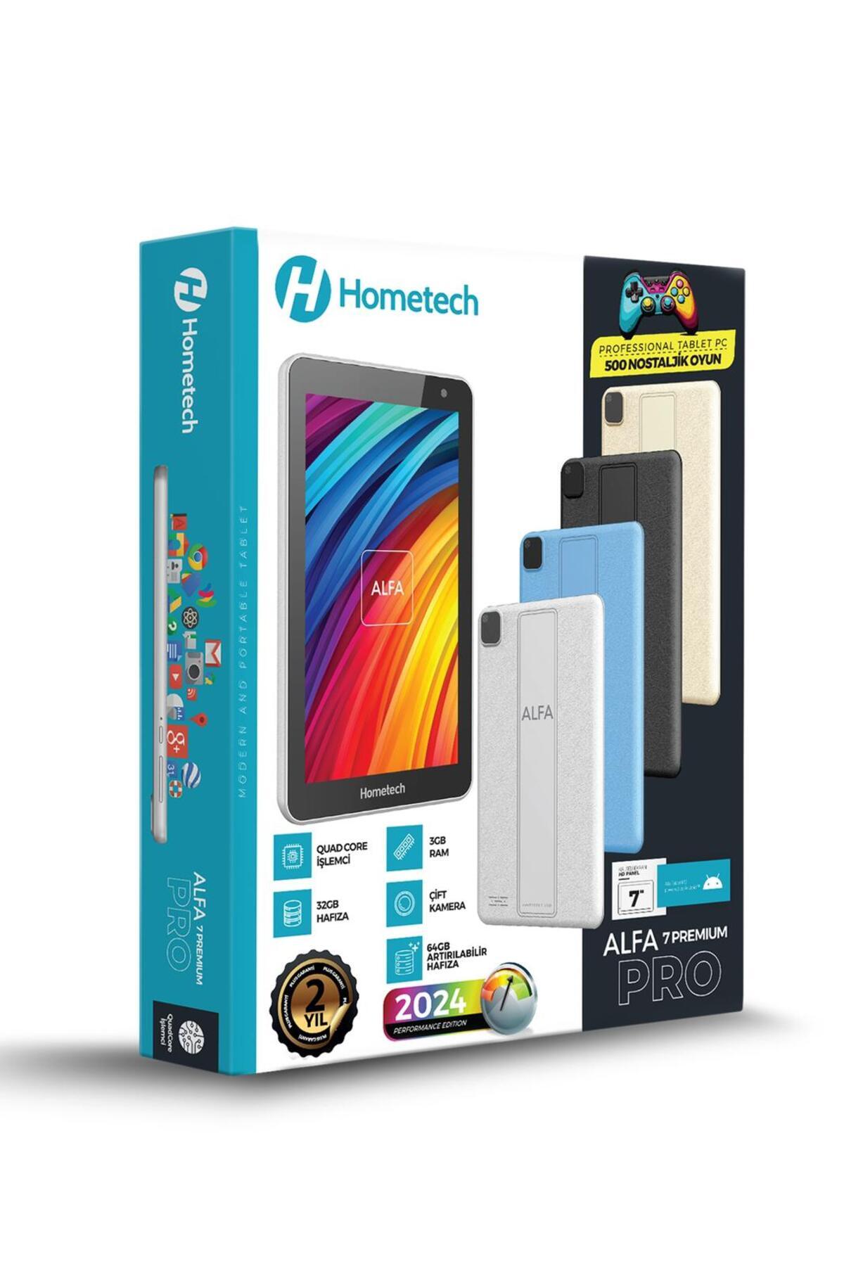 Hometech ALFA 7 PREMİUM PRO 3 GB RAM 32 GB HAFIZA PRO OYUN TABLETİ UZAKTAN EĞİTİM DESTEKLİ ...