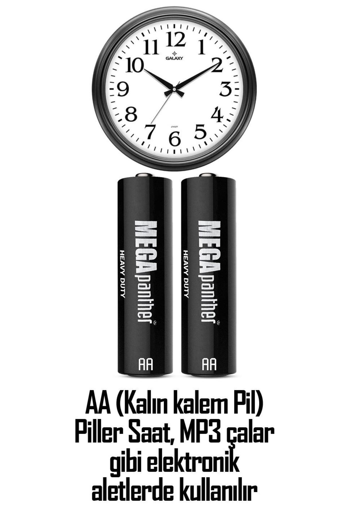 Telvesse 24lü Set (12 AA + 12 AAA) İnce ve Kalın Kalem Pil Kumanda Pili Saat Pili Zn-C 1.5V ...