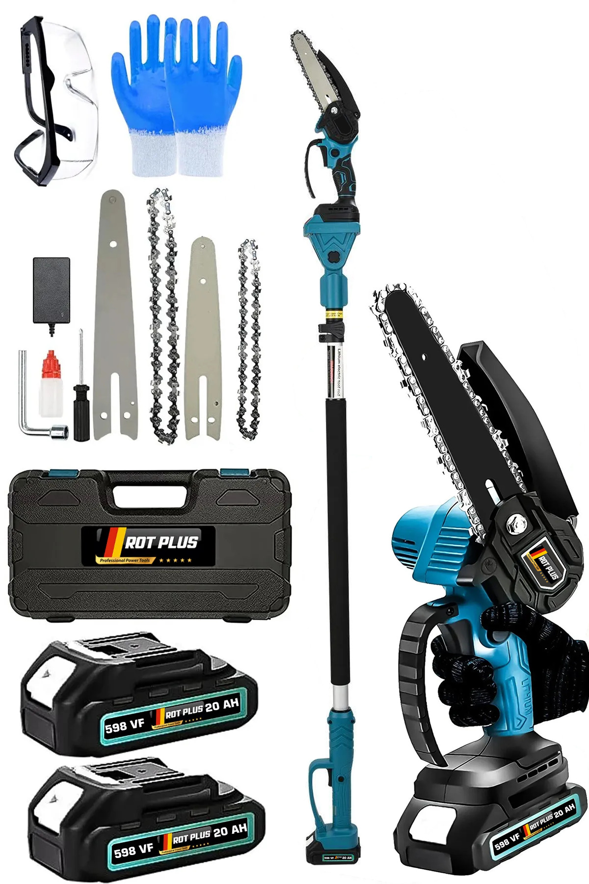 Rot Plus Power Alman Teknoloji 598 Vf 20ah Uzatmalı Çift Akülü Şarjlı ...