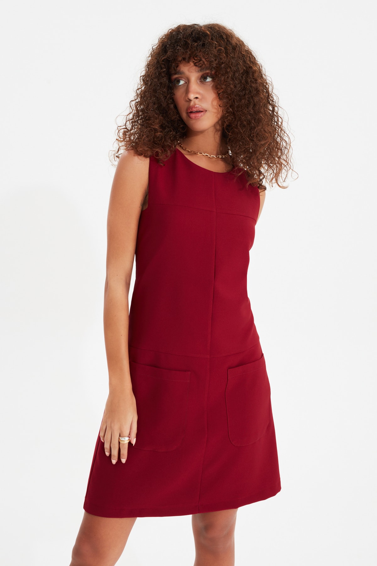 TRENDYOLMİLLA Bordo Basic Elbise TWOSS19AA0066 Fiyatı, Yorumları - Trendyolmilla