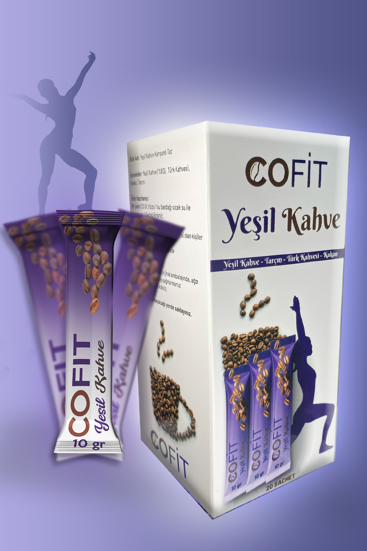 COFIT DETOX ETKİLİ FORM YEŞİL KAHVE TOZ 1 KUTU 20 ADET X 10 GR Fiyatı, Yorumları - Trendyol