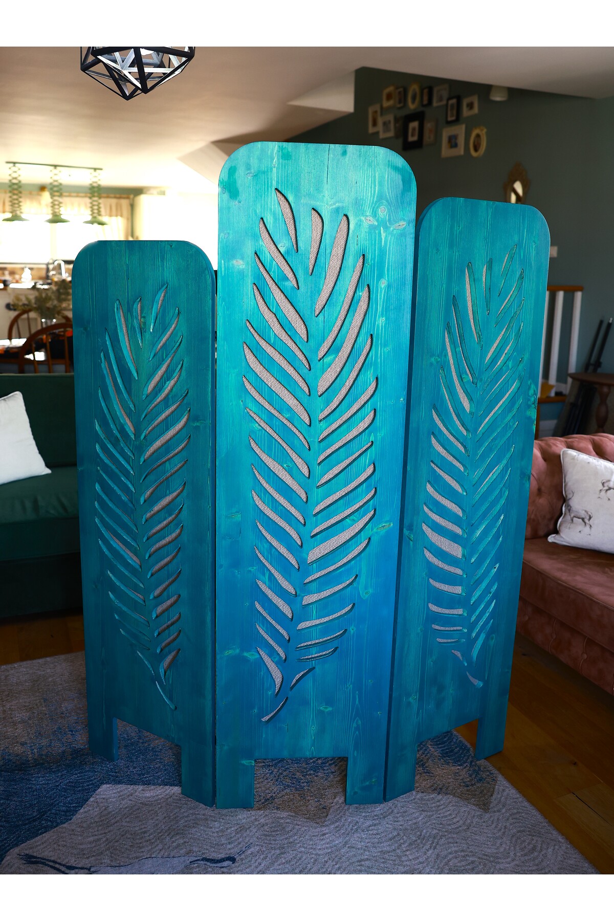 LEONEWOOD Renkli ahşap modern paravan - Fiyatı, Yorumları