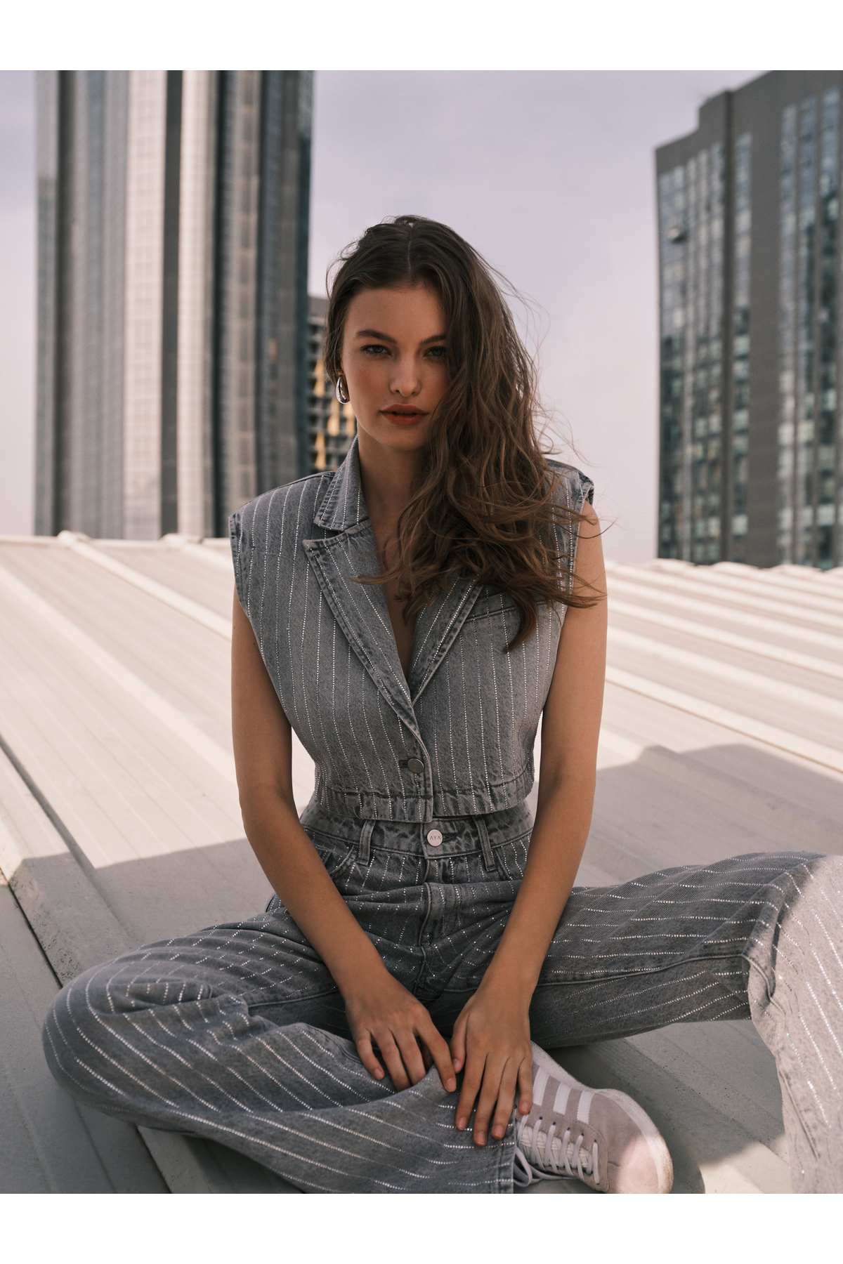 Aya Studio London Beat Jean - Kristal Uygulamalı Jean Pantolon - Fiyatı ...