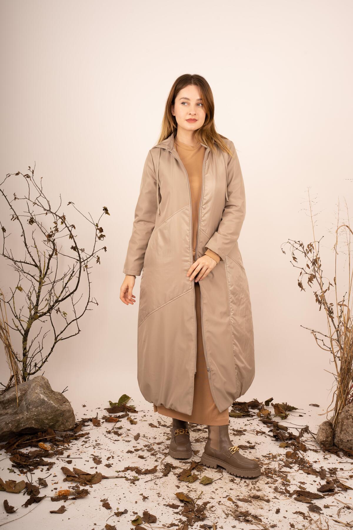 Micca 232593-23k Perche Garni Detaylı Tam Dolgu Kapitone Mont Fiyatı ...