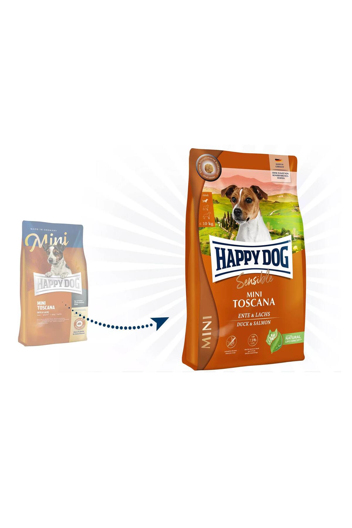 Happy Dog Mini Sensible Toscana Ördekli Somonlu Kısırlaştırılmış ...