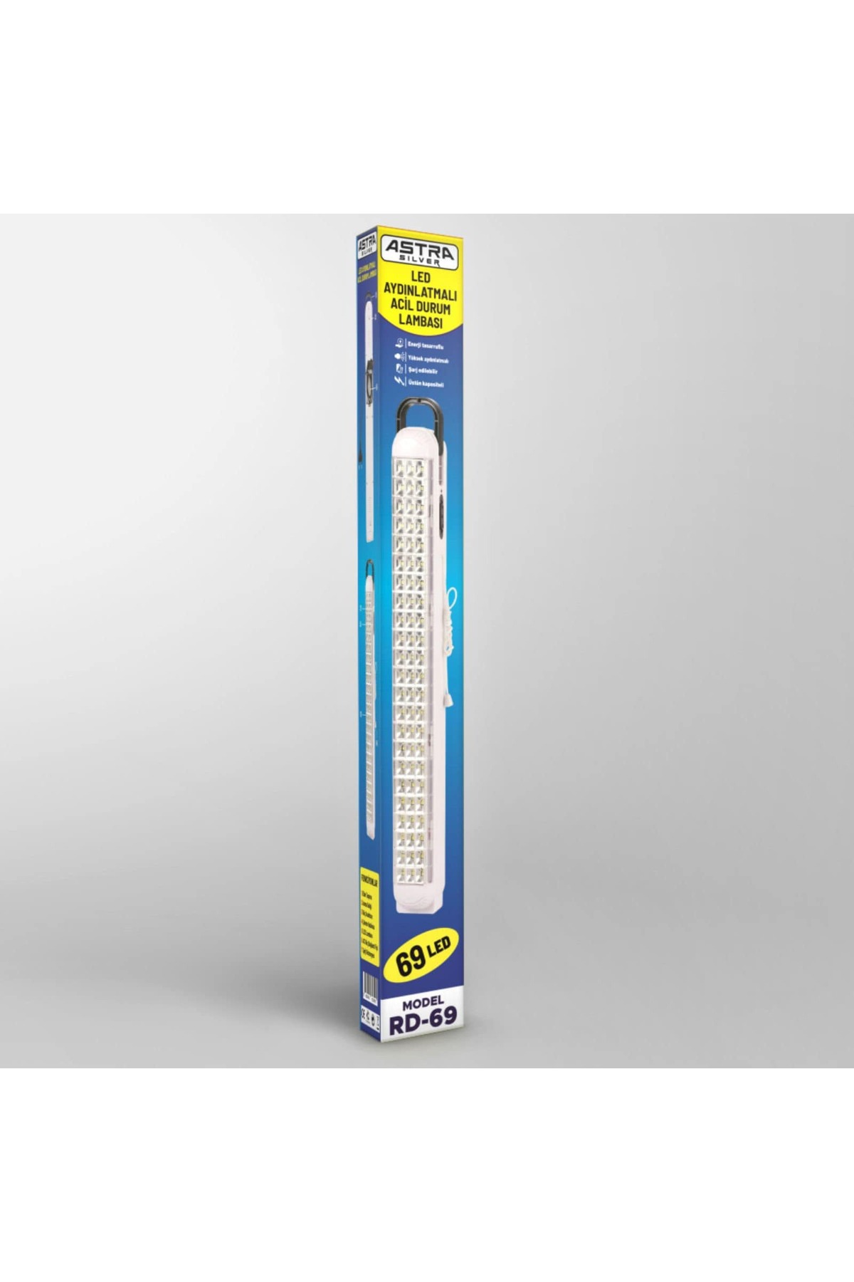 ÇOKAN ASTRA SILVER RD-69 69 Ledli Acil Aydınlatma Işıldak Kamp Işığı ...