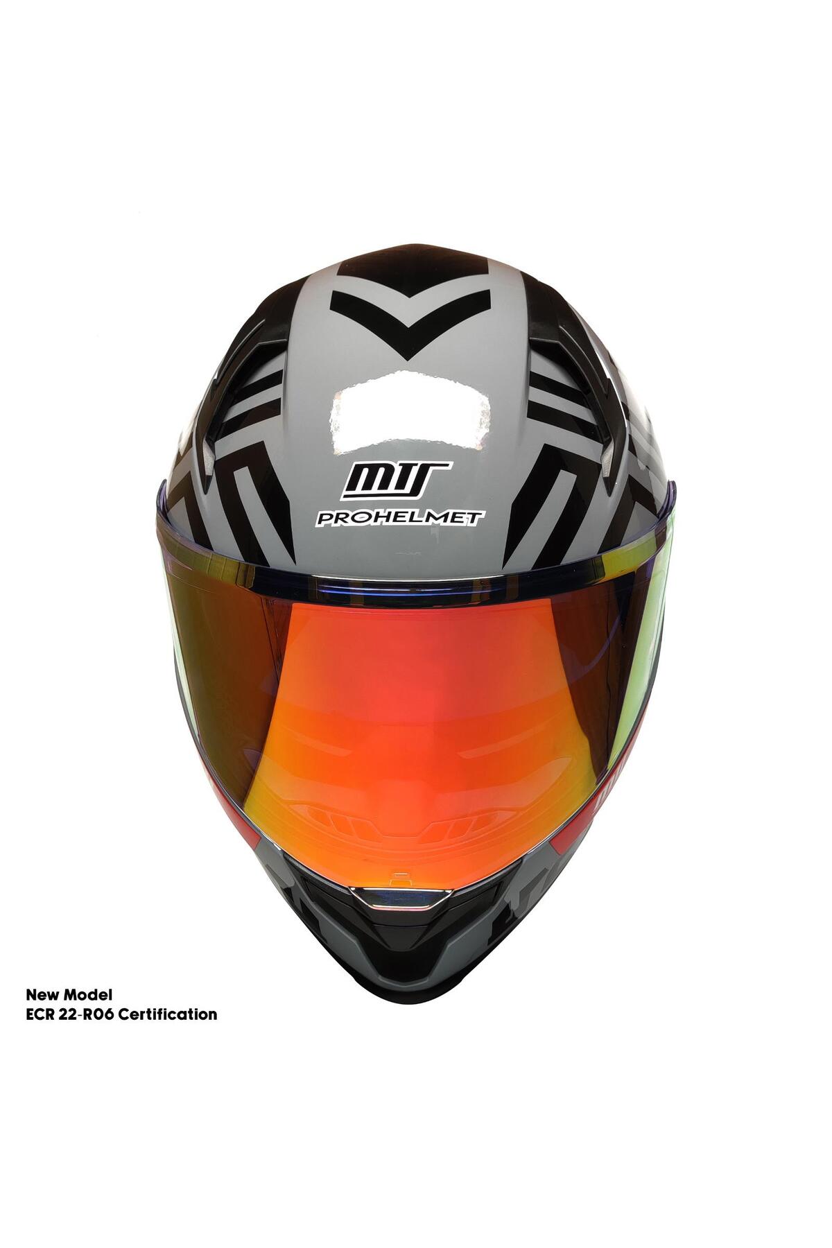 MOTOANL Motosiklet Kask Ece 22.r06 Sertifikalı Güneş Vizörlü Fiber Kask Full Face Motor Kaskı ...