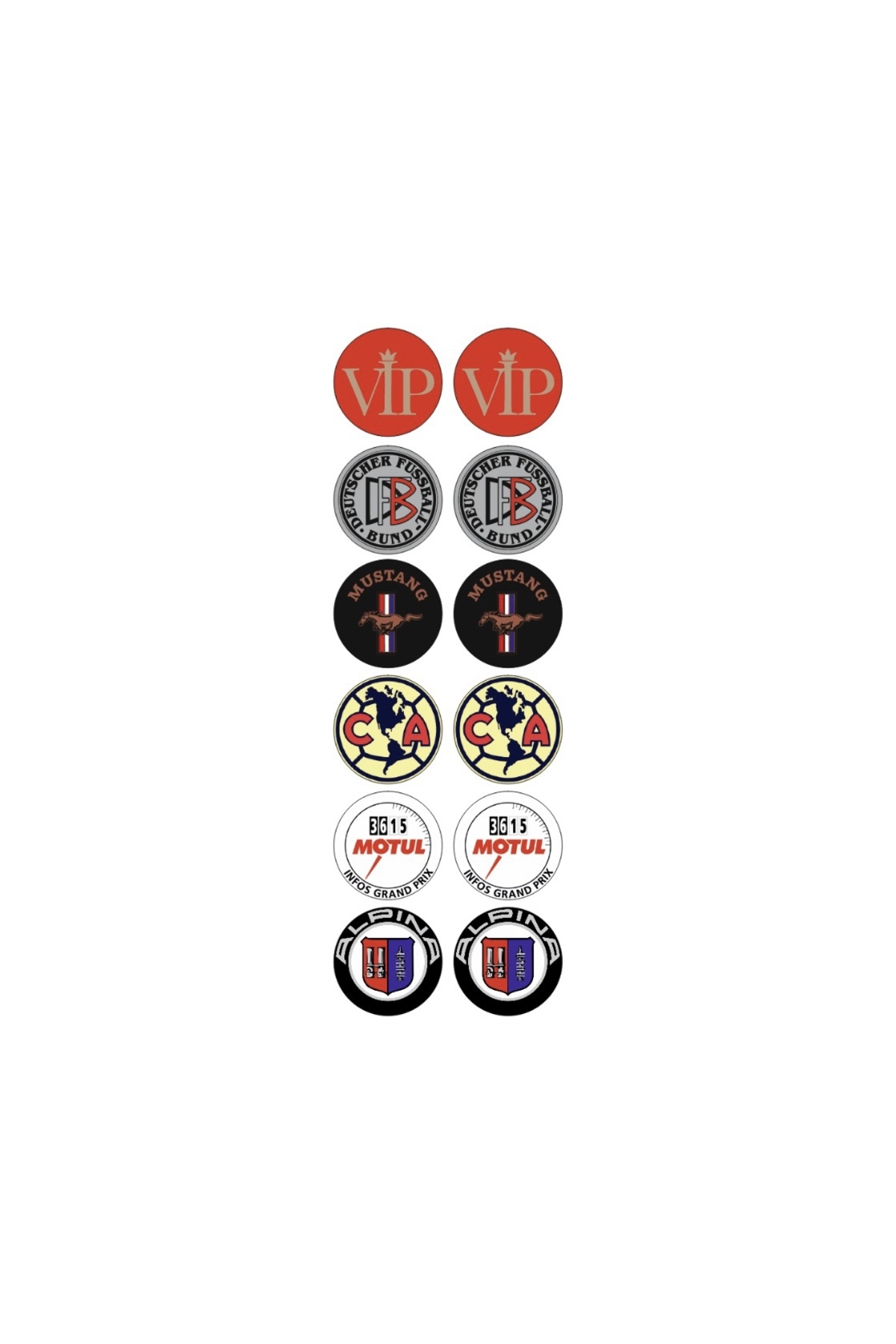 FD OTOMOTİV Plaka Damla Etiket Pulu Plaka Pulu Plaka Pul Sticker 12 ...