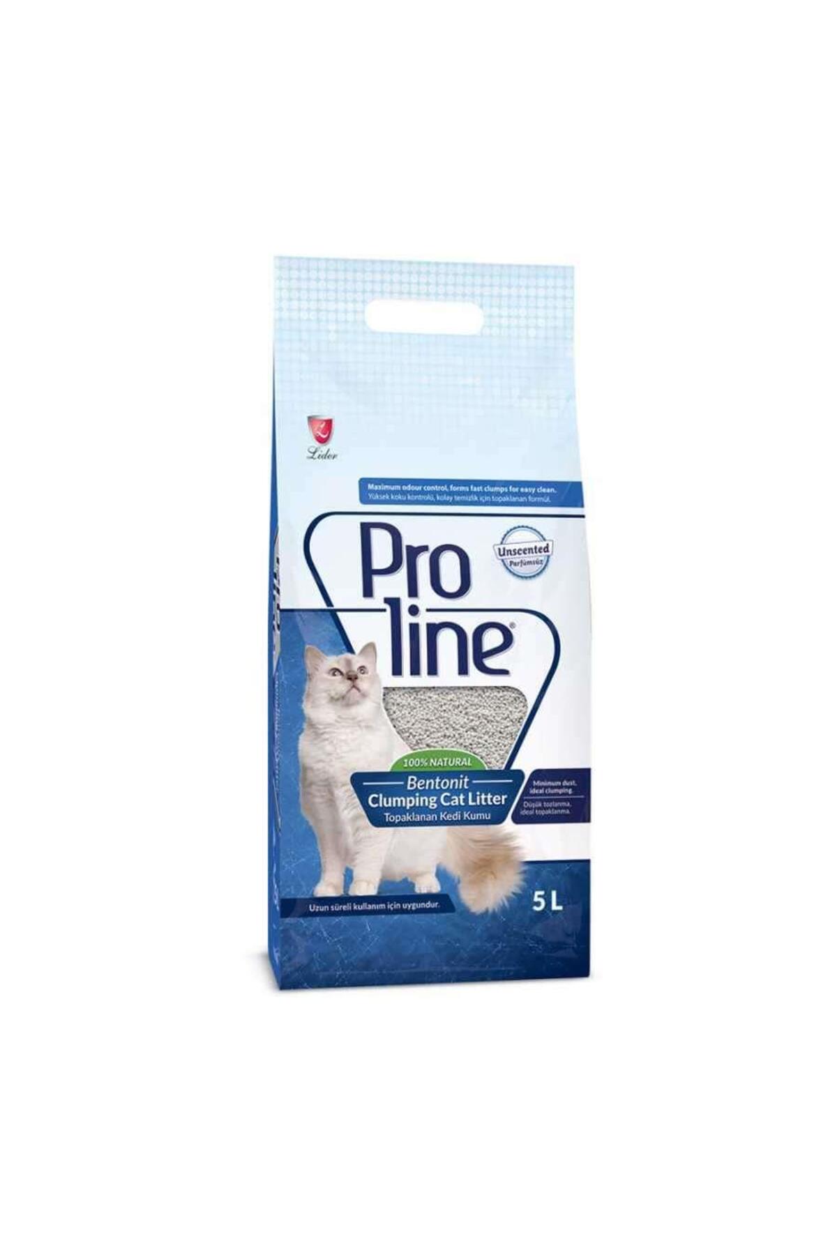 P PLUS PROLİNE Proline Bentonit Topaklaşan Kedi Kumu 5Lt Parfümsüz ...