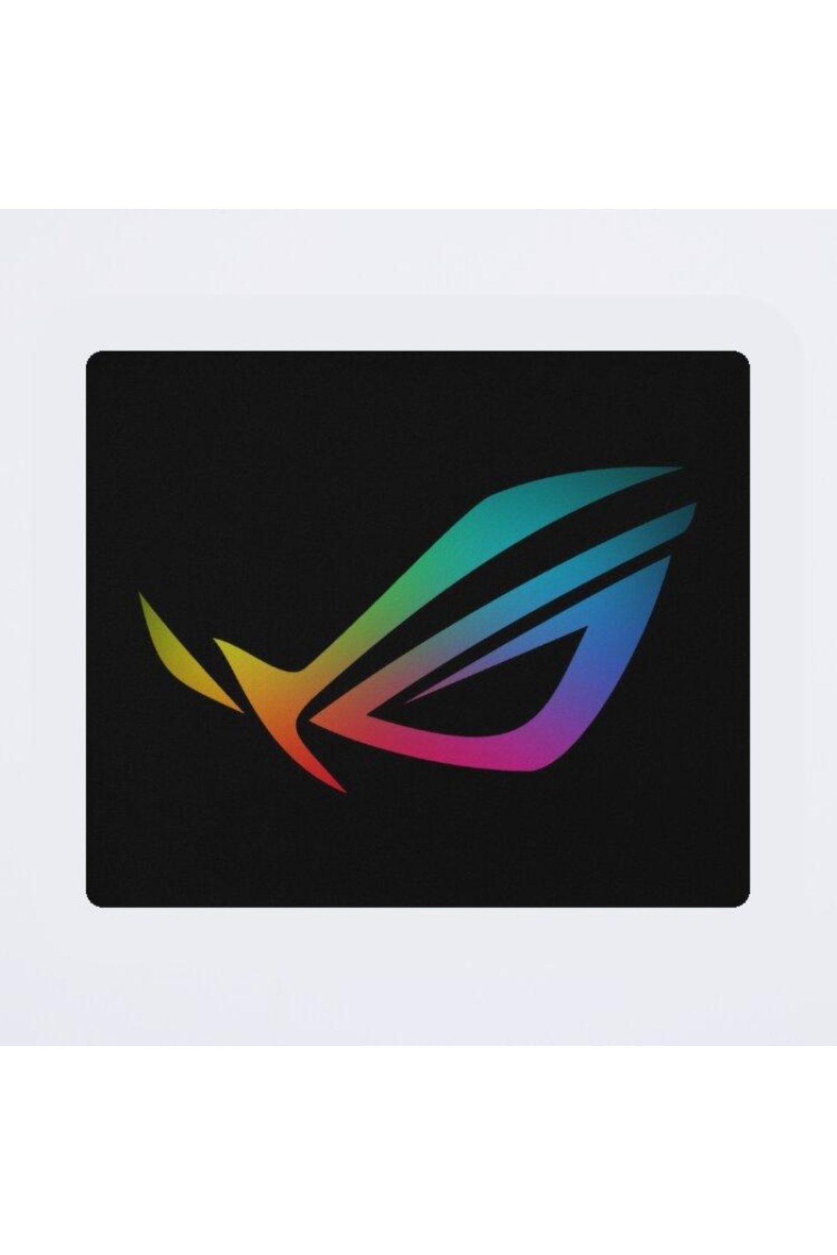 w house Baskılı Mouse pad 000219 18X22/2mm Asus ROG Logo RGB (Chroma ...