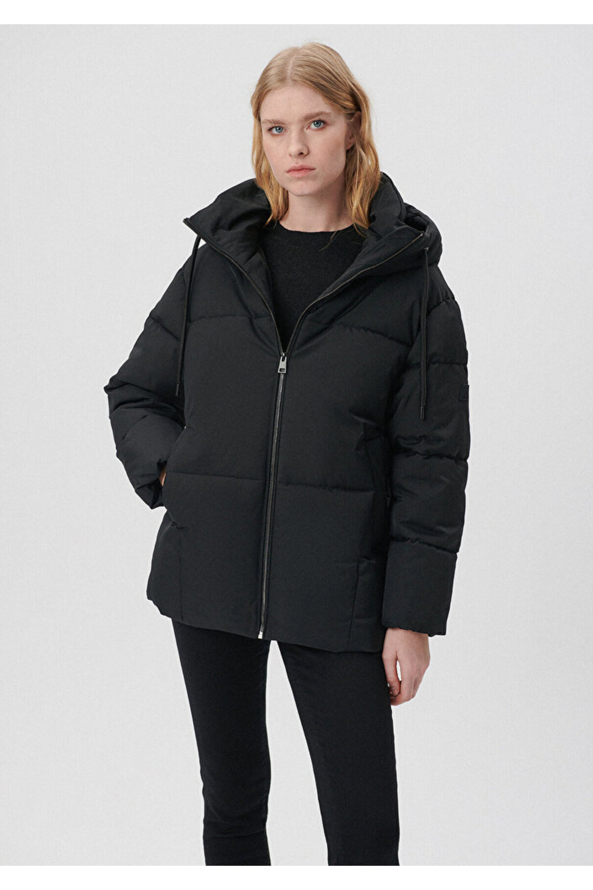 Mavi Kapüşonlu Siyah Şişme Mont 1110075-900 Fiyatı, Yorumları - Trendyol