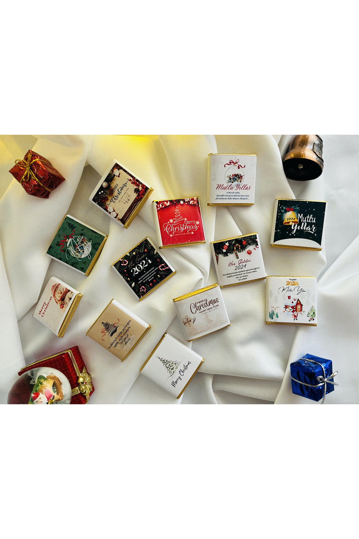 NiLL'S Chocolate Yılbaşı Temalı Sütlü Madlen Çikolata - 5 Adet Fiyatı ...