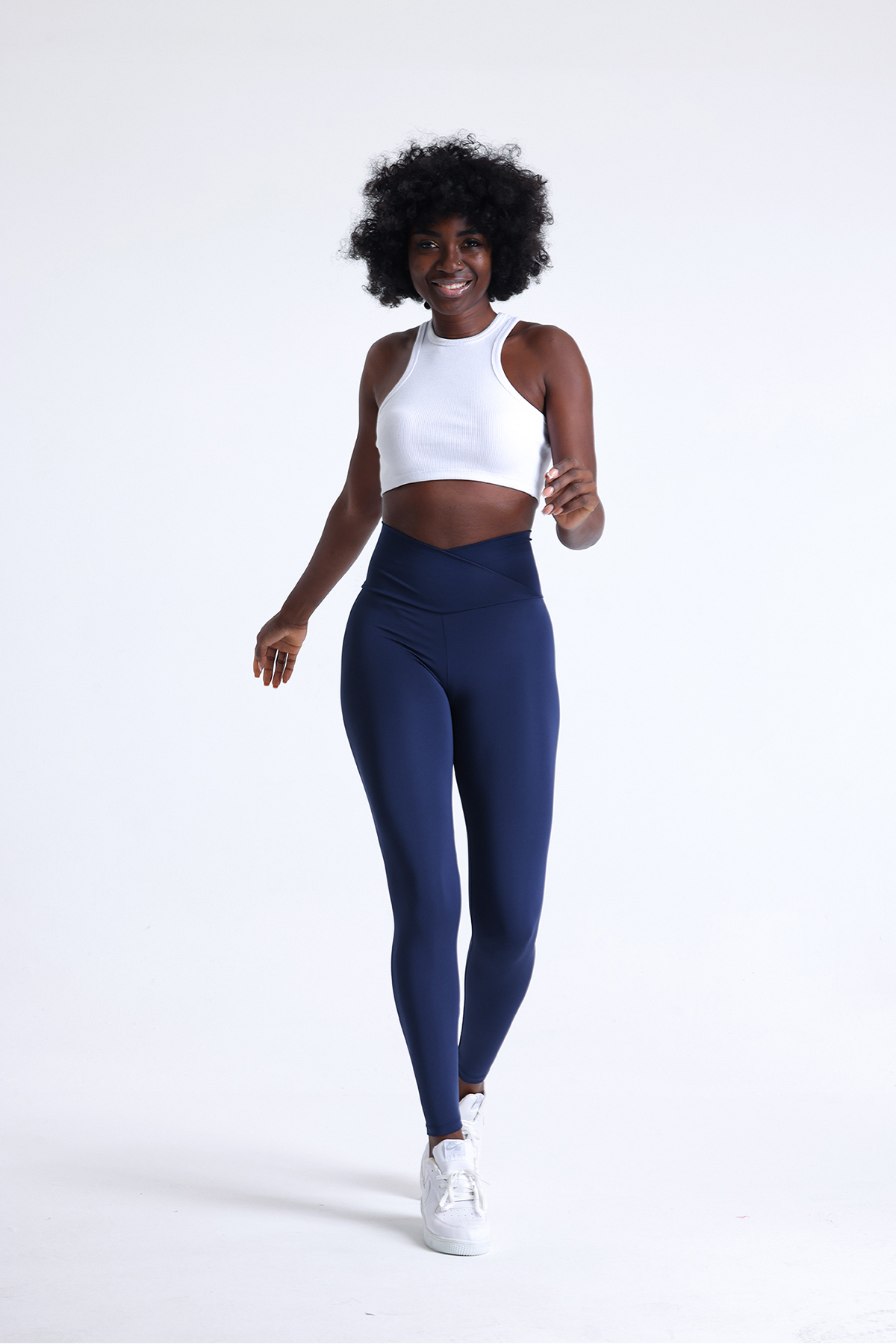 Rude Collection Lacivert Çapraz Kemer Push-up Toparlayıcı Yüksek Bel 1 ...