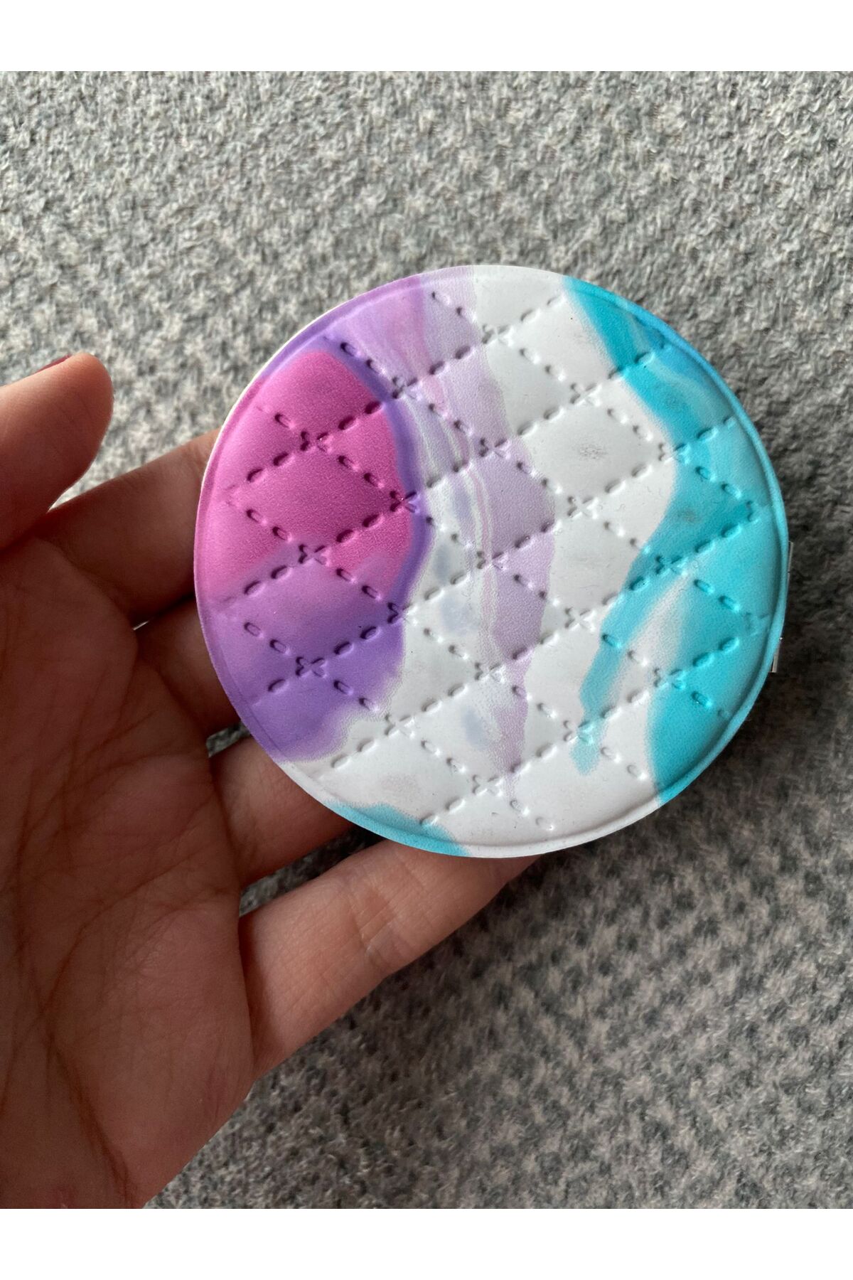 BLA GROUP RENK GEÇİŞLİ Kozmetik Cep Çanta Aynası Kapaklı El Makyaj ...