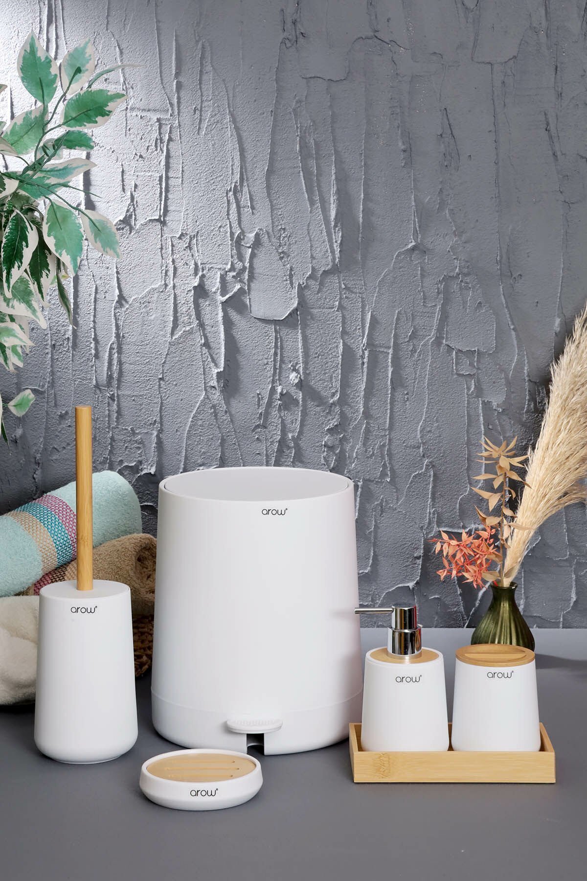 behila Bambu Kapaklı Akrilik 6 Parça Banyo Seti Pro Fiyatı, Yorumları ...