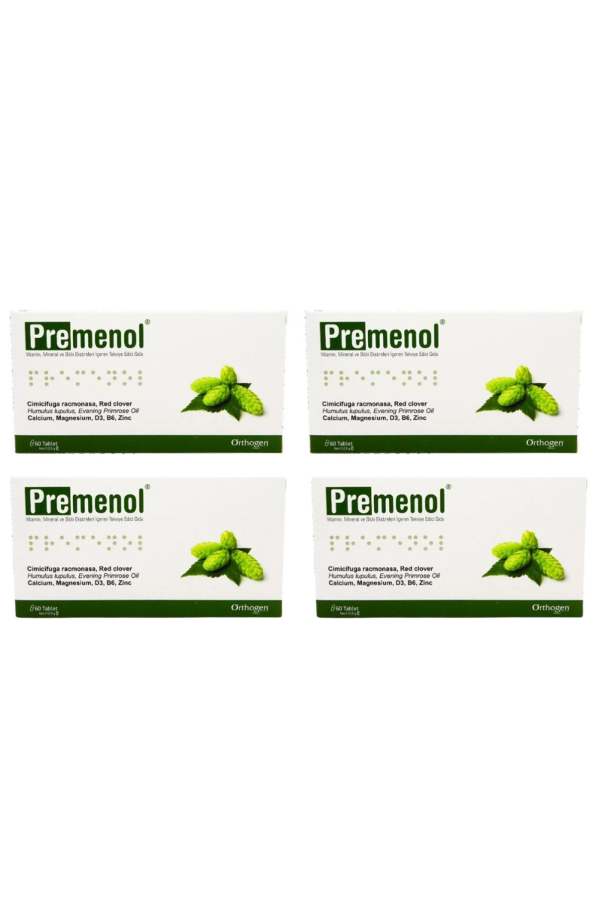 Orthogen Premenol 60 Tablet 4lü - Fiyatı, Yorumları