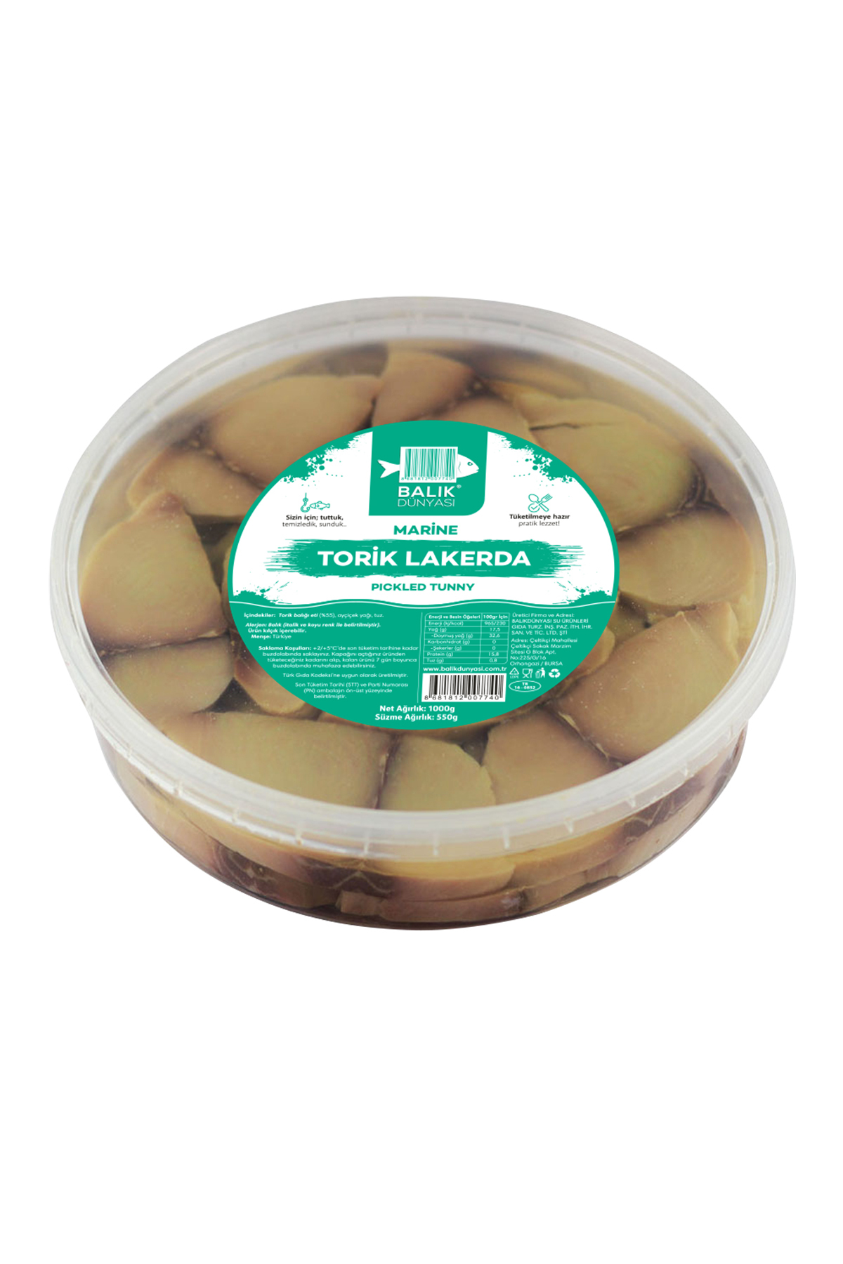 KOCAMANLAR TORİK LAKERDA 1000GR - Fiyatı, Yorumları