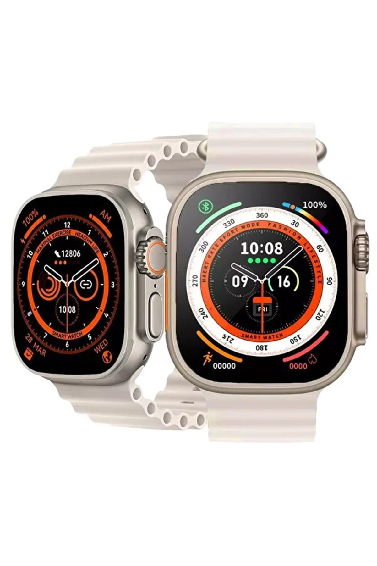 TechMoon Watch 8 Akıllı Saat T800 Çift Kordonlu Ultra Akıllı Saat Ios ...