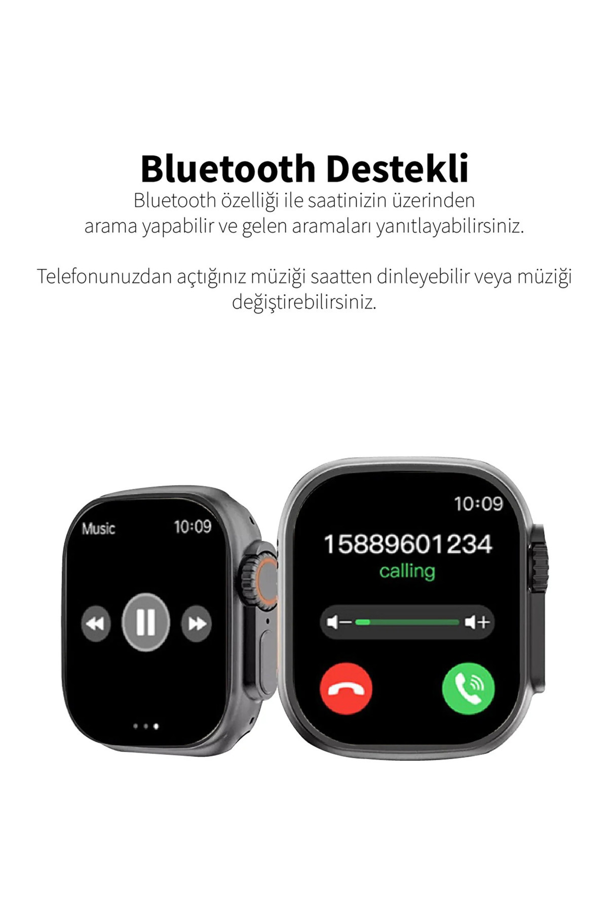 TechMoon Watch 8 Akıllı Saat T800 Çift Kordonlu Ultra Akıllı Saat Ios ...