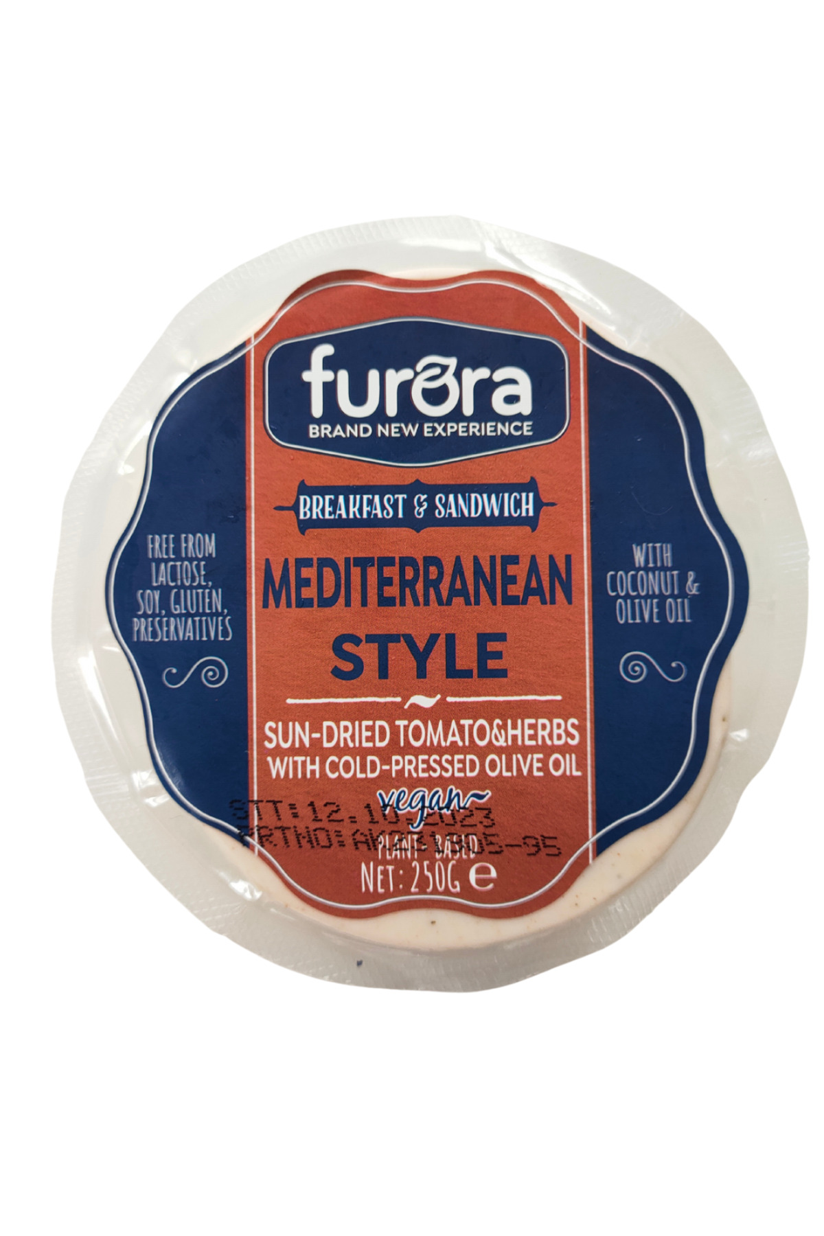 Furora Mediterranean Style- Kuru Domatesli Otlu Sarımsaklı Vegan Peynir ...