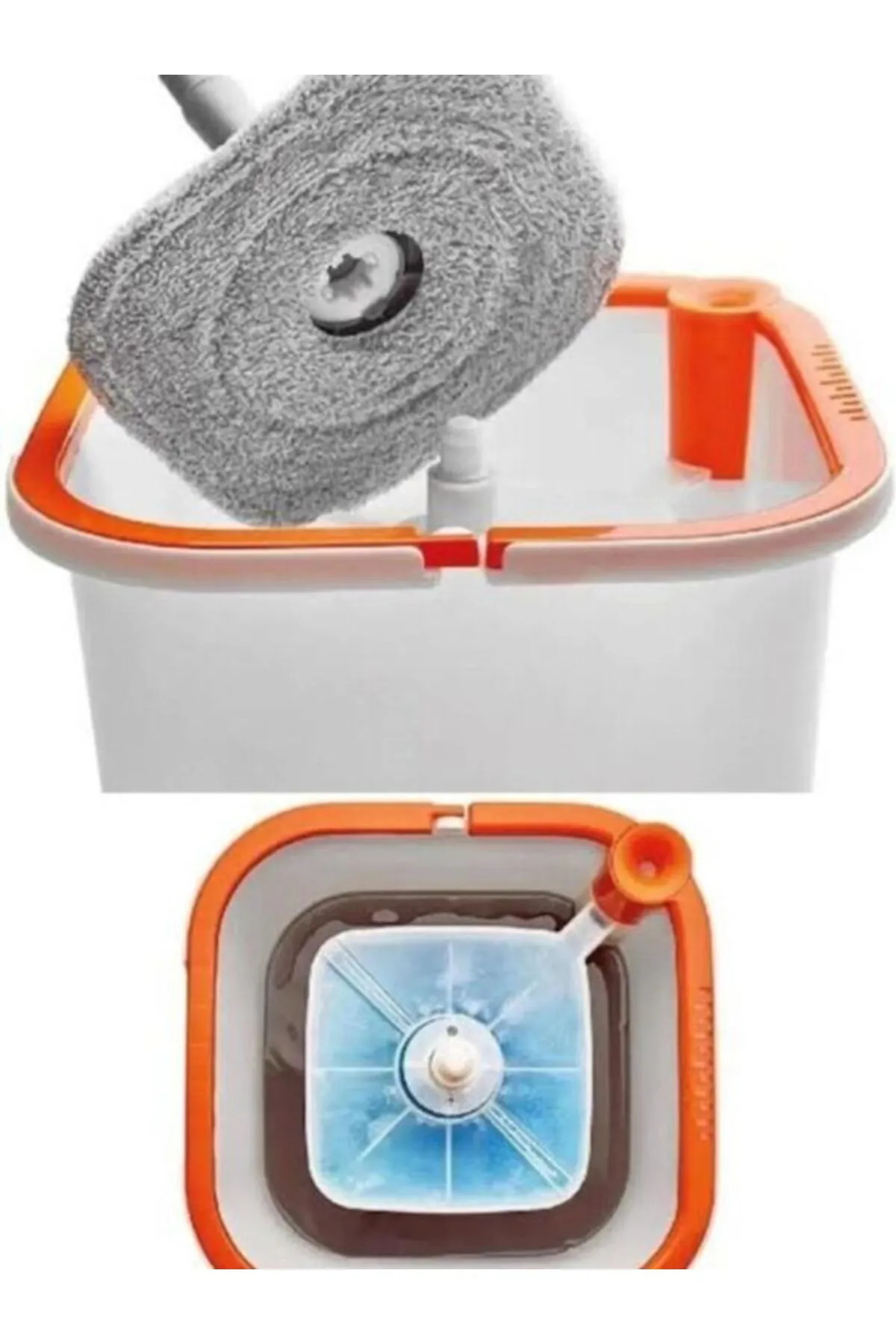 ALBAK Life Döner Başlıklı Otomatik Mop Temizlik Seti - Temiz & Kirli ...