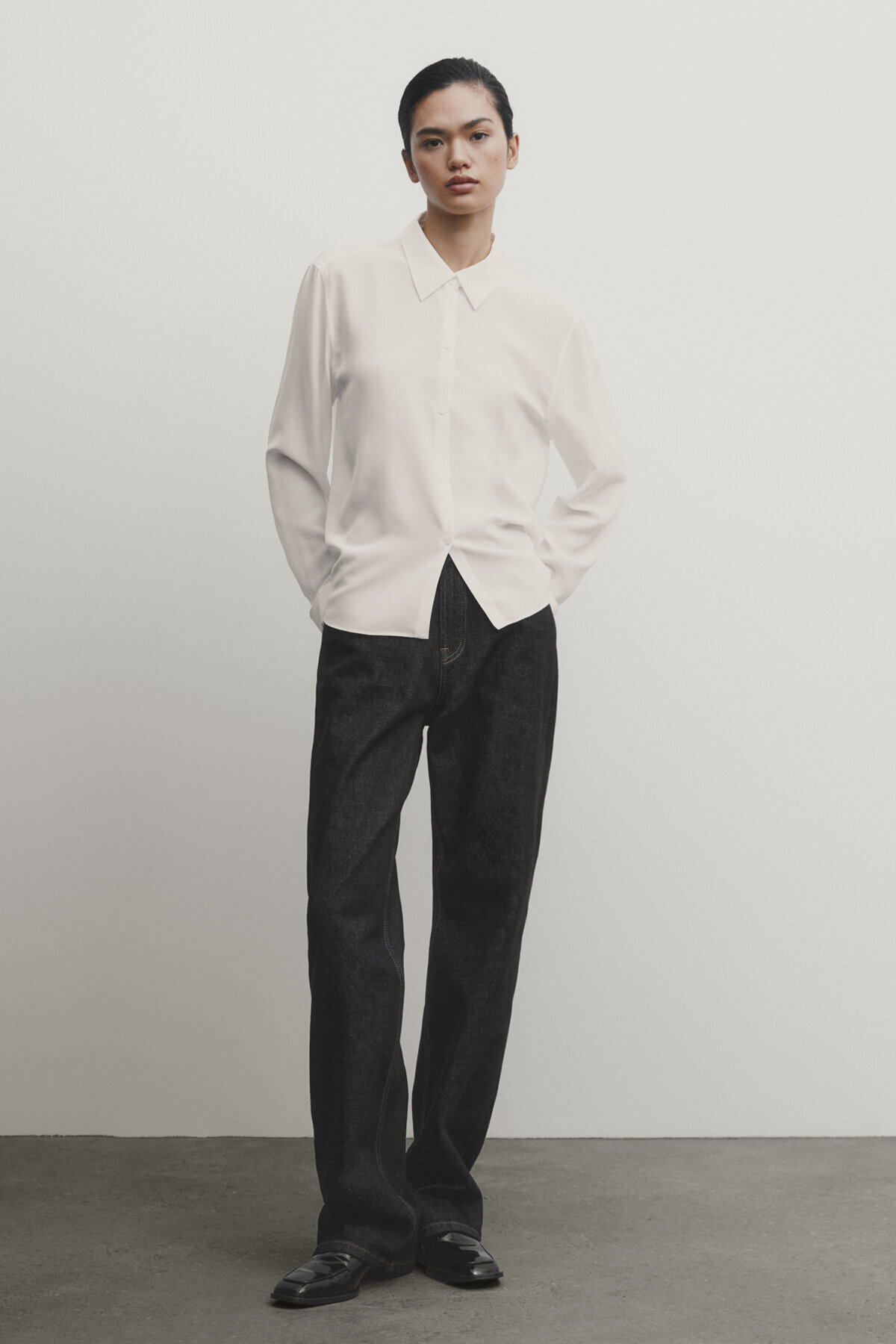 Massimo Dutti Dökümlü %100 ipek krepe gömlek Fiyatı, Yorumları - Trendyol