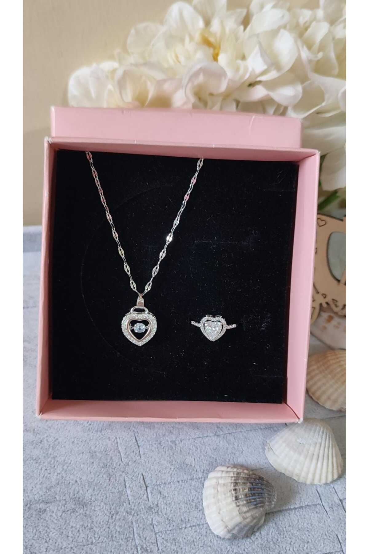 HKN AVM ACCESSORİES Kalpli Ayarlanabilir Ciddi Ilişki Yüzüğü Hediye ...