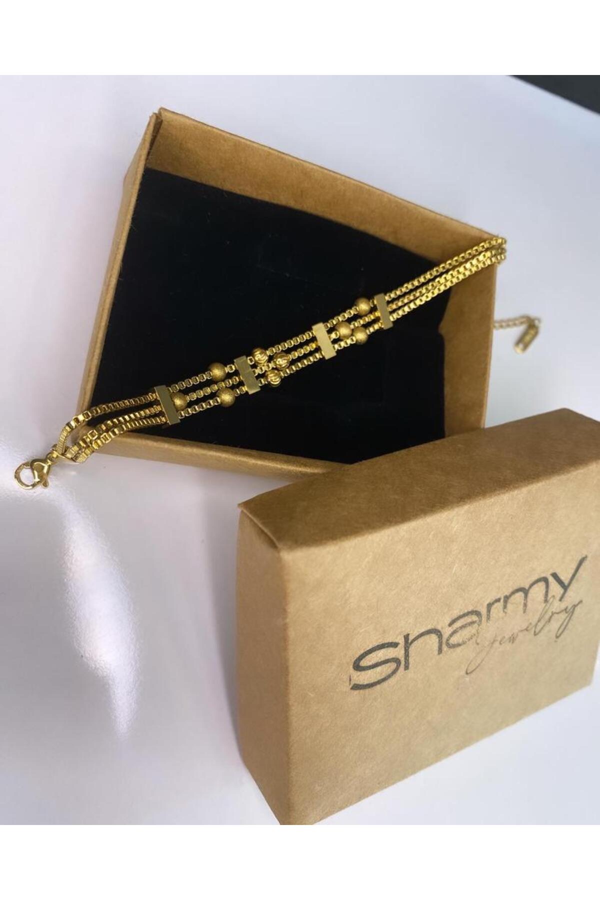 Sharmy Gold 3lü Topcuk Model Bileklik Fiyatı, Yorumları - Trendyol