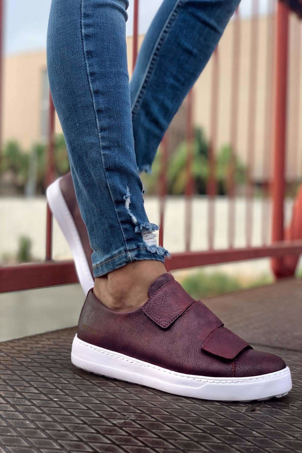 Chekich Bordo Erkek Sneaker