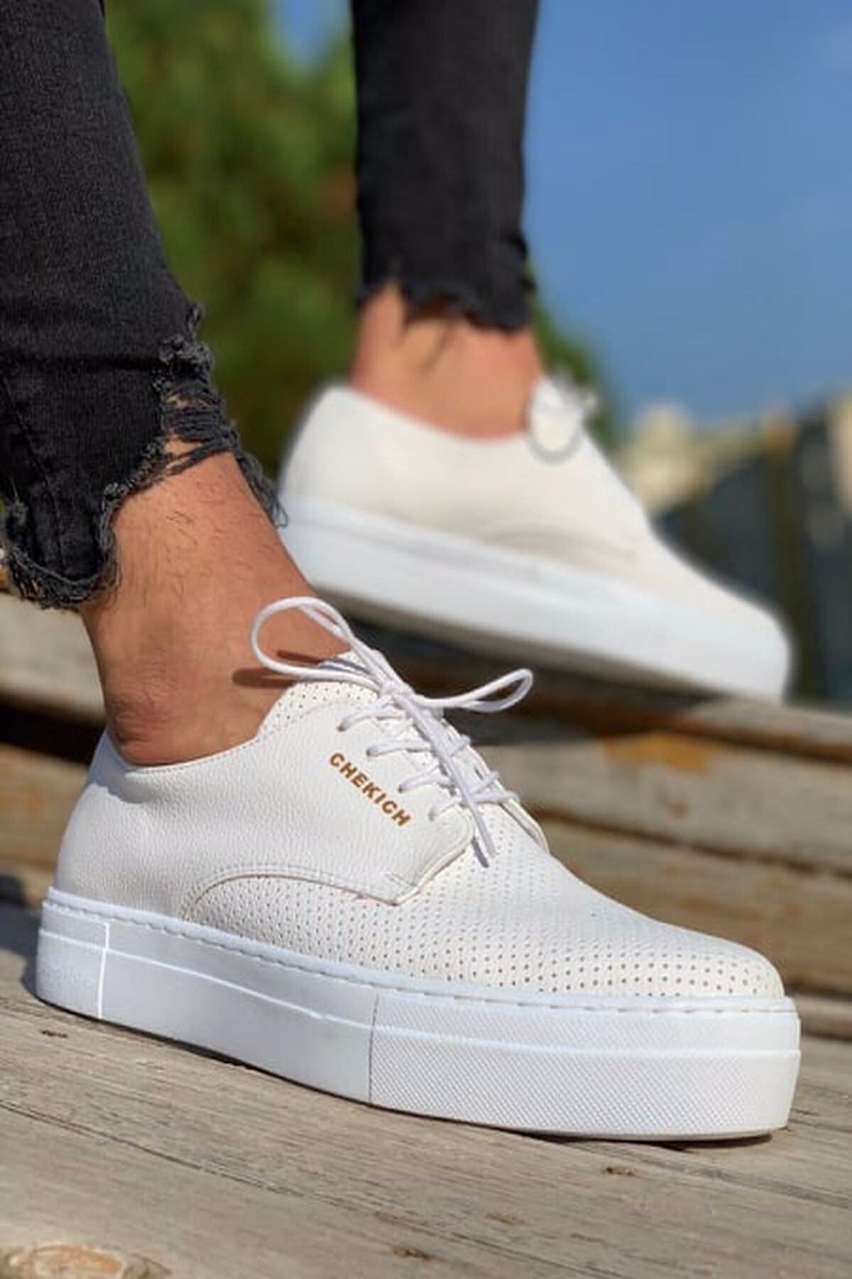 Chekich Beyaz Erkek Sneaker