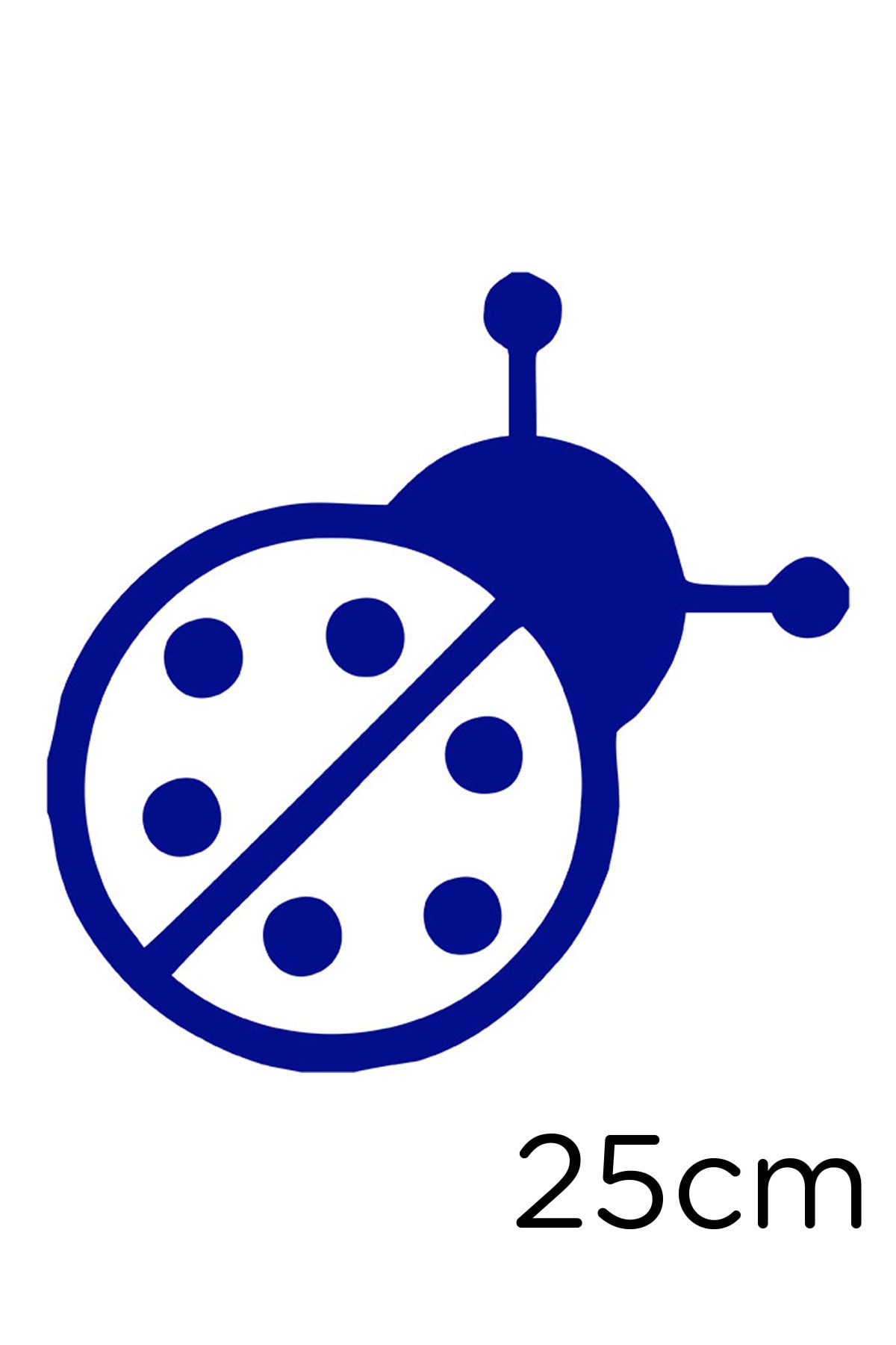 New Jargon Round Looking Ladybug Vehicle Modified Car Sticker 25 Cm ...