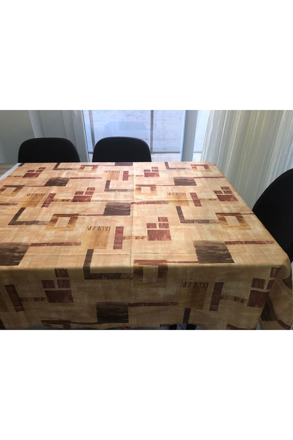 MODAVARİ 150X150 SOFRA BEZİ MASA ÖRTÜSÜ GEOMETRİK DESENLİ Fiyatı ...