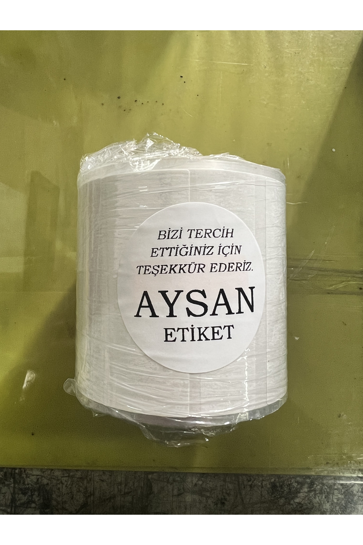 AYSAN ETİKET AySan Etiket Boş Yapışkanlı Termal Barkod Etiketi 80mm X ...