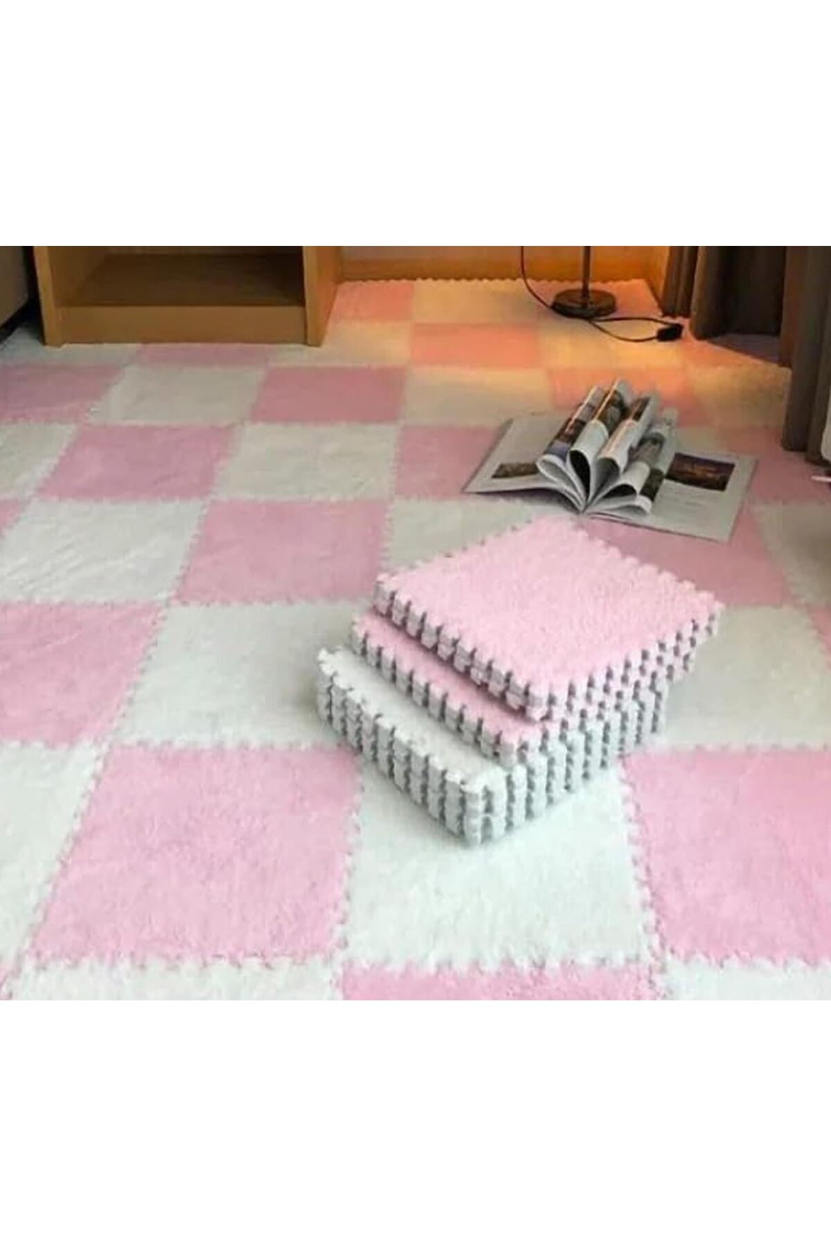 LUPPER SEVİMLİ Halı Köpük Birbirine GEÇİRMELİ Yumuşak 10 Adet (BEBEK ...