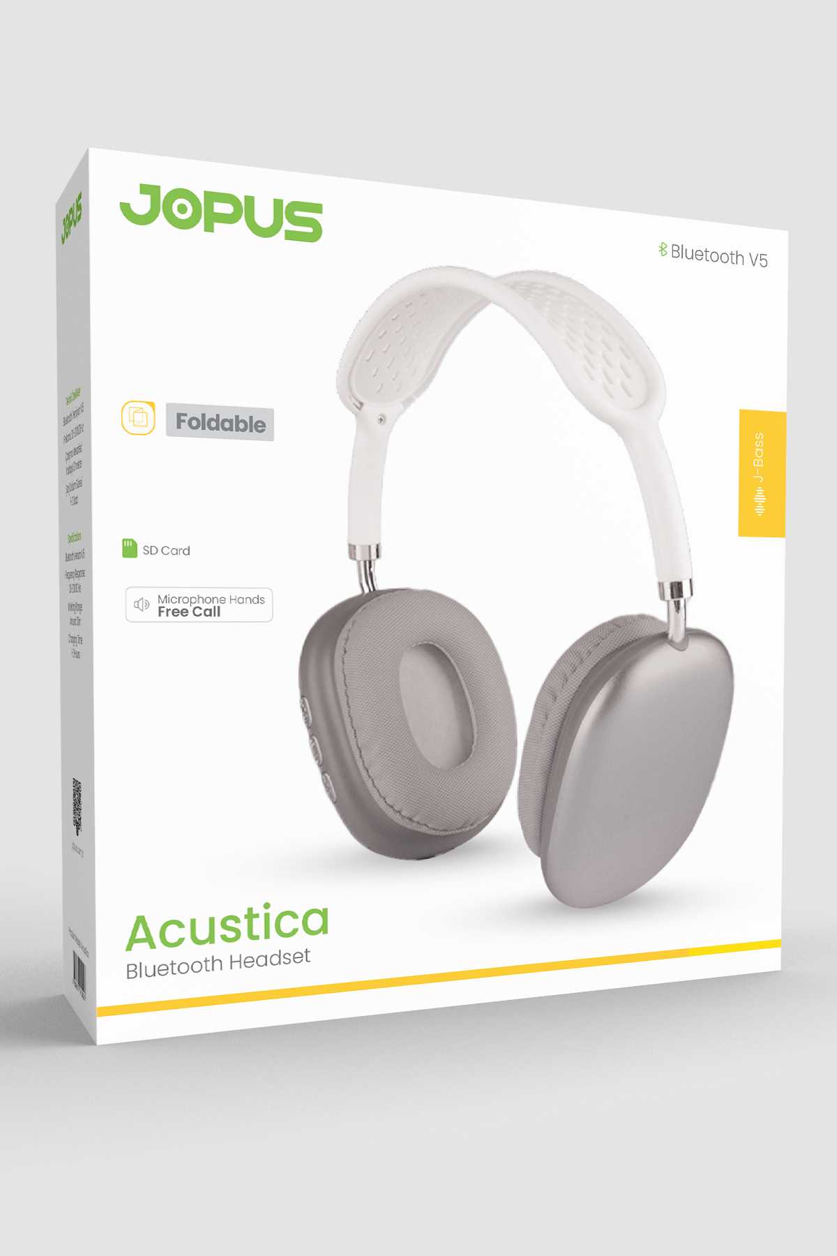Jopus Acustica Mikrofonlu Bluetooth Kulaklık Sd Card / Katlanabilir ...