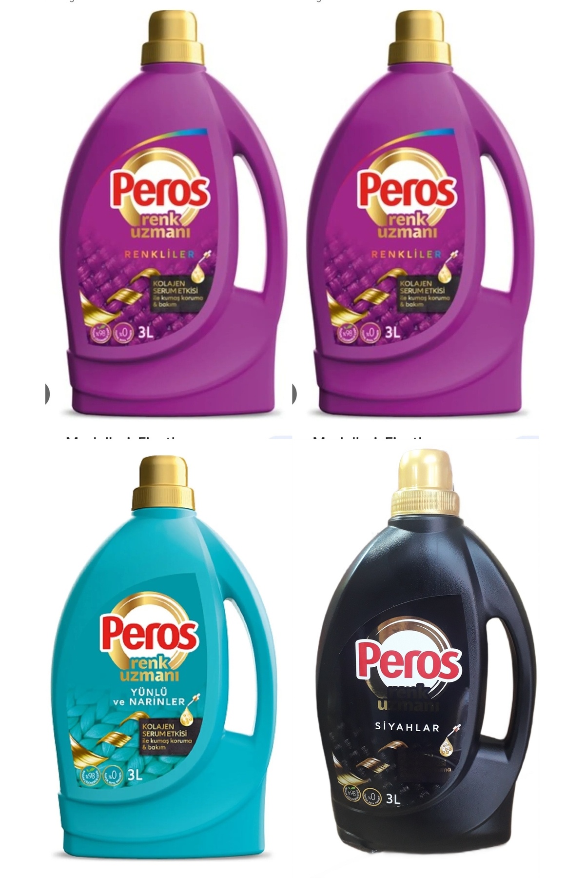 Peros Renk Uzmanı Yünlü Ve Narinler Kolejan Serum Etkisi İle Kumaş ...