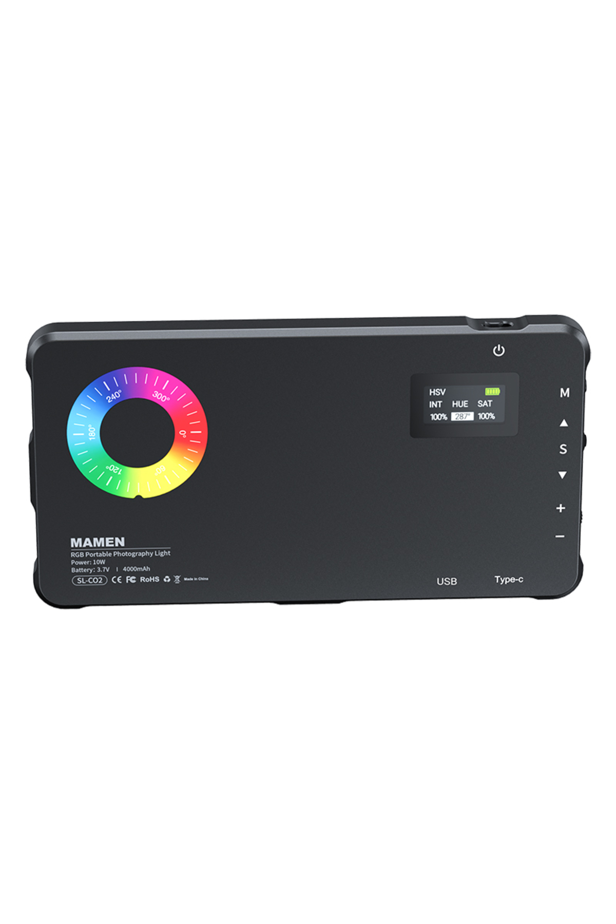 Mamen Sl-c02 Rgb Led Video Ve Fotoğraf Efekt Işığı Metal Kasa Dahili ...